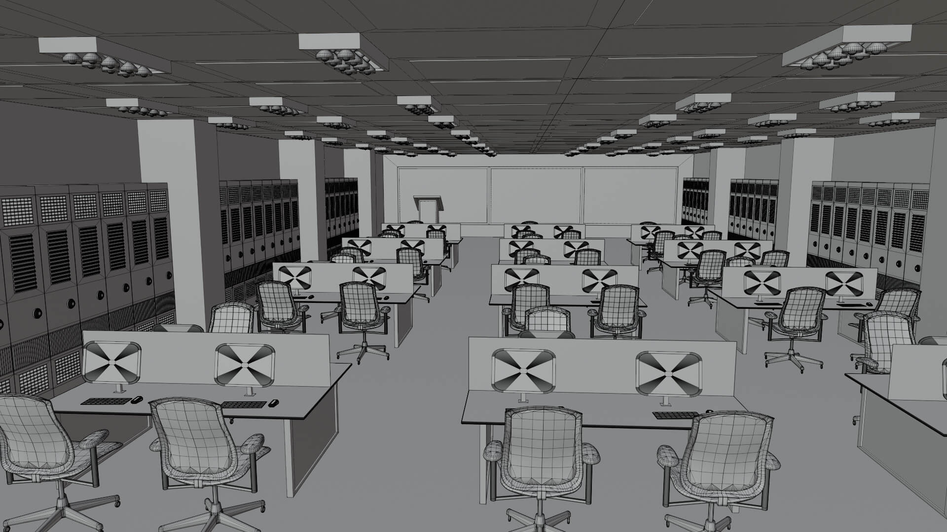 Mission Control Center - 3D Model by militarymodels99