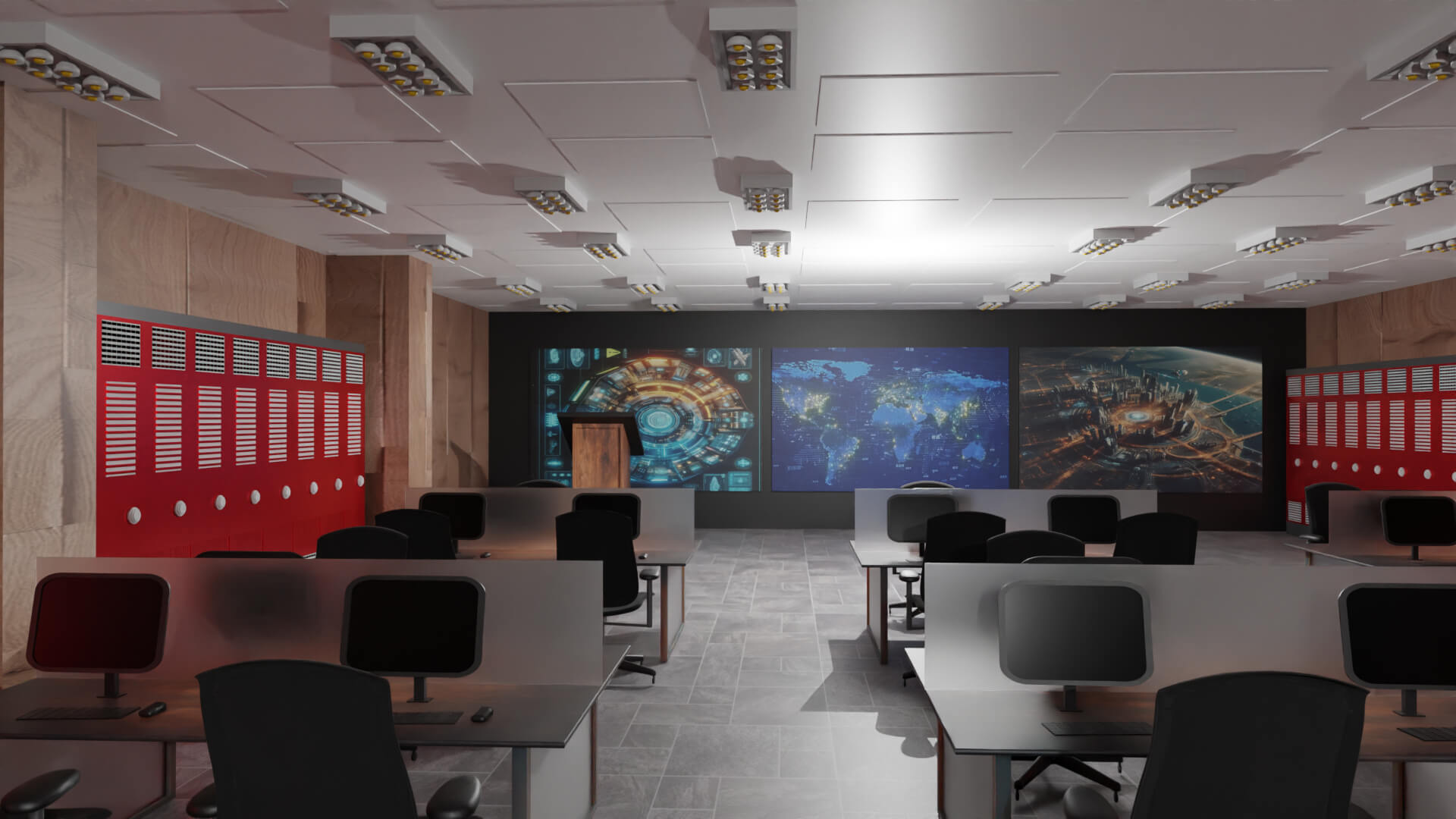 Mission Control Center - 3D Model by militarymodels99