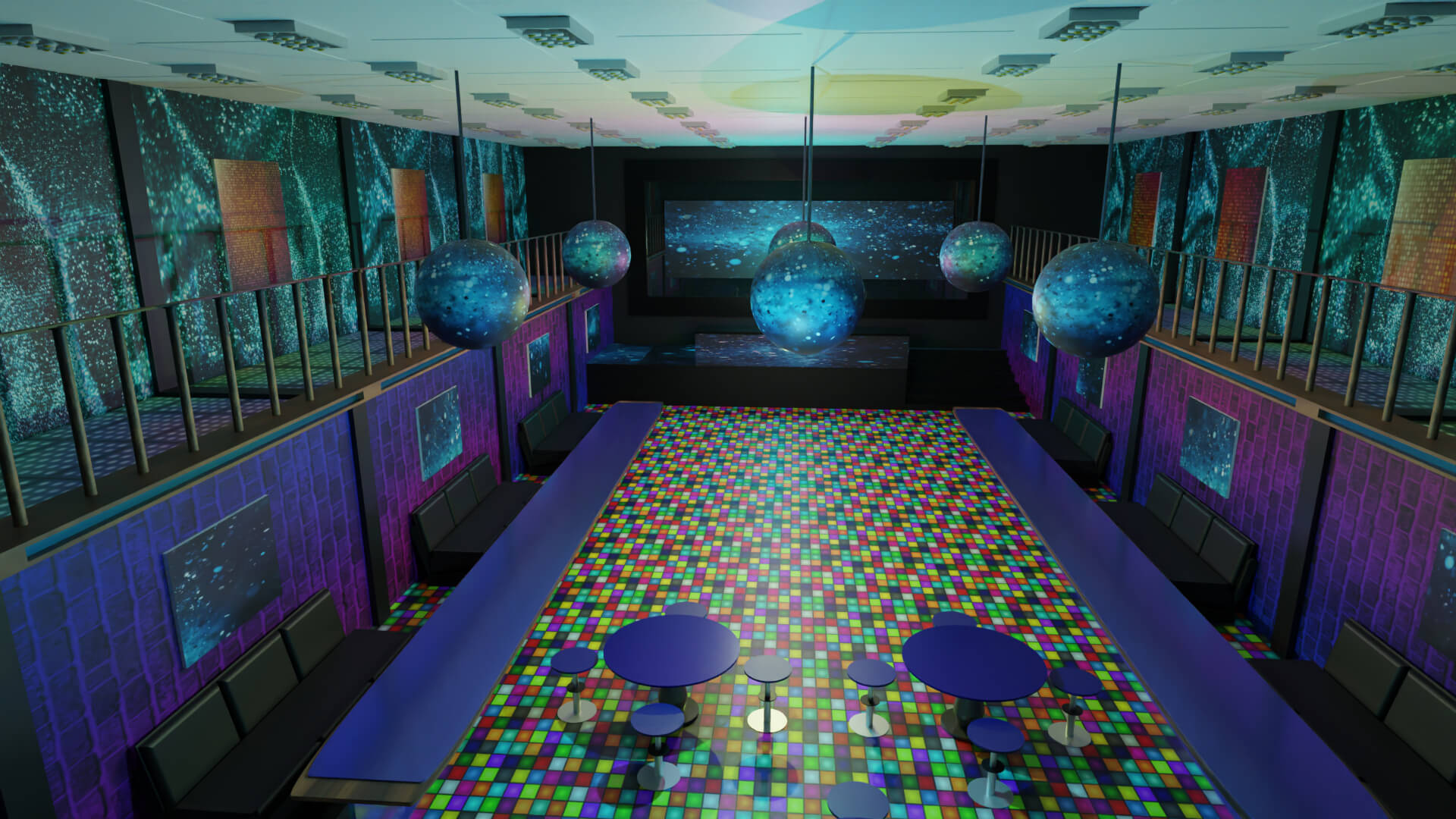Nightclub Interior - 3D Model by militarymodels99
