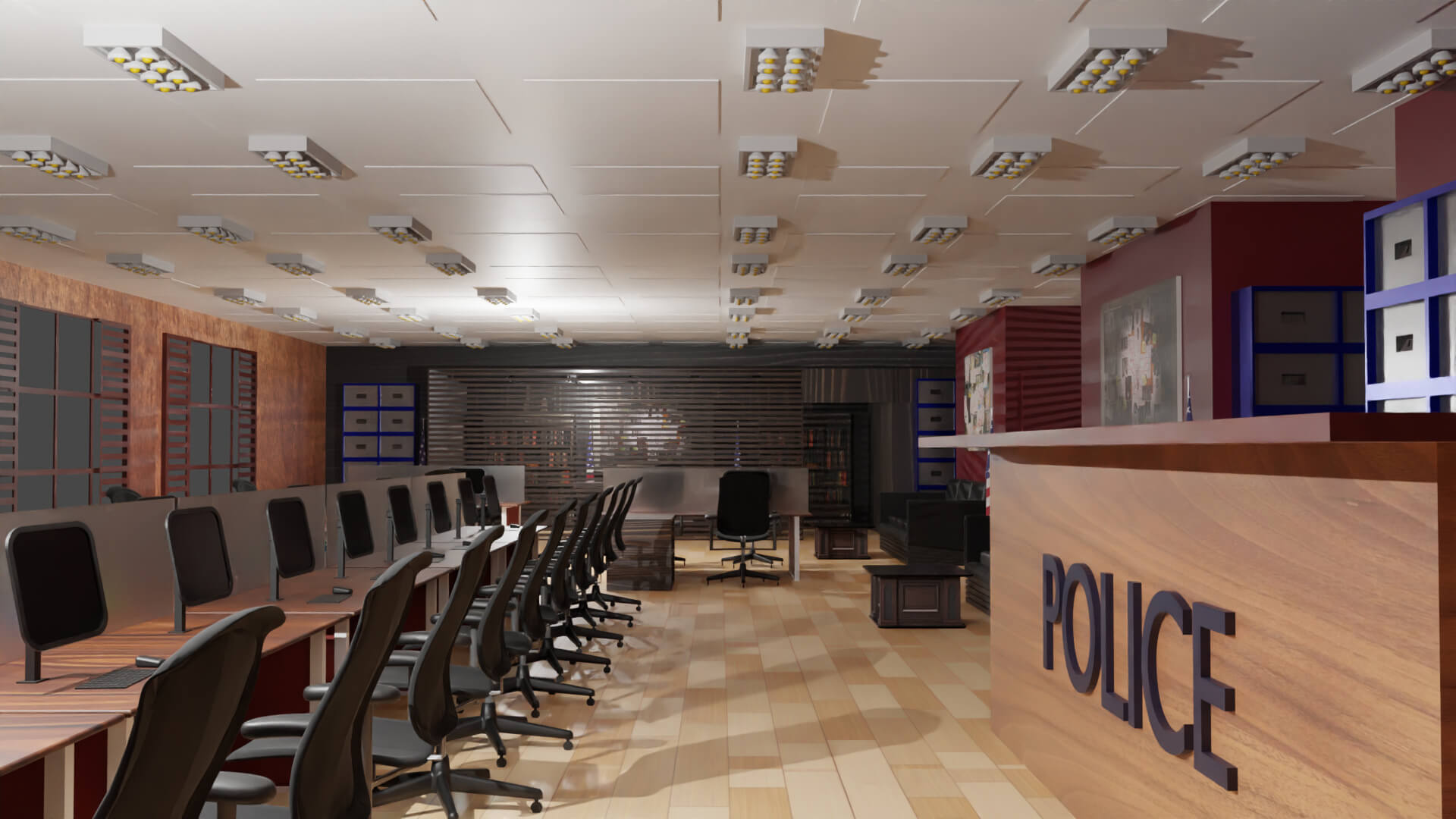 Police Station - 3D Model by militarymodels99