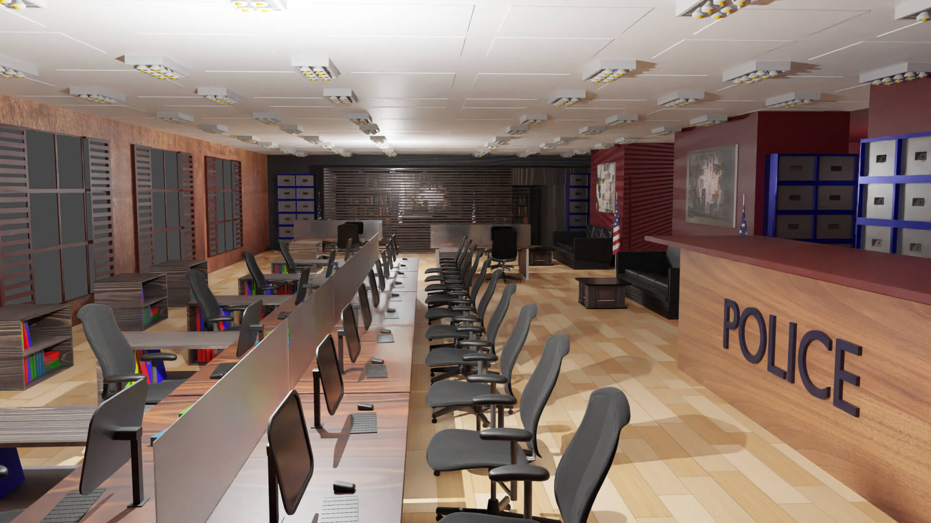 Police Station - 3D Model by militarymodels99