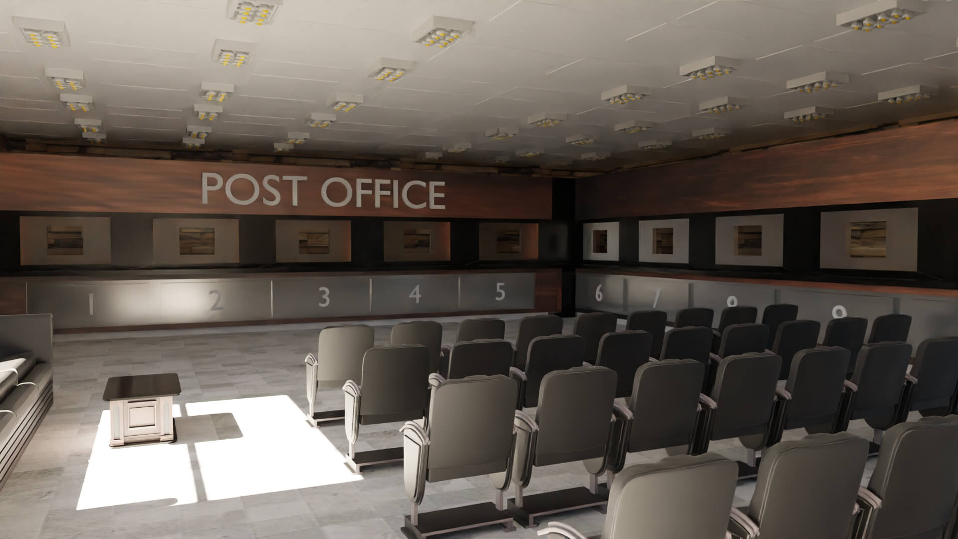 Post Office Interior - 3D Model by militarymodels99