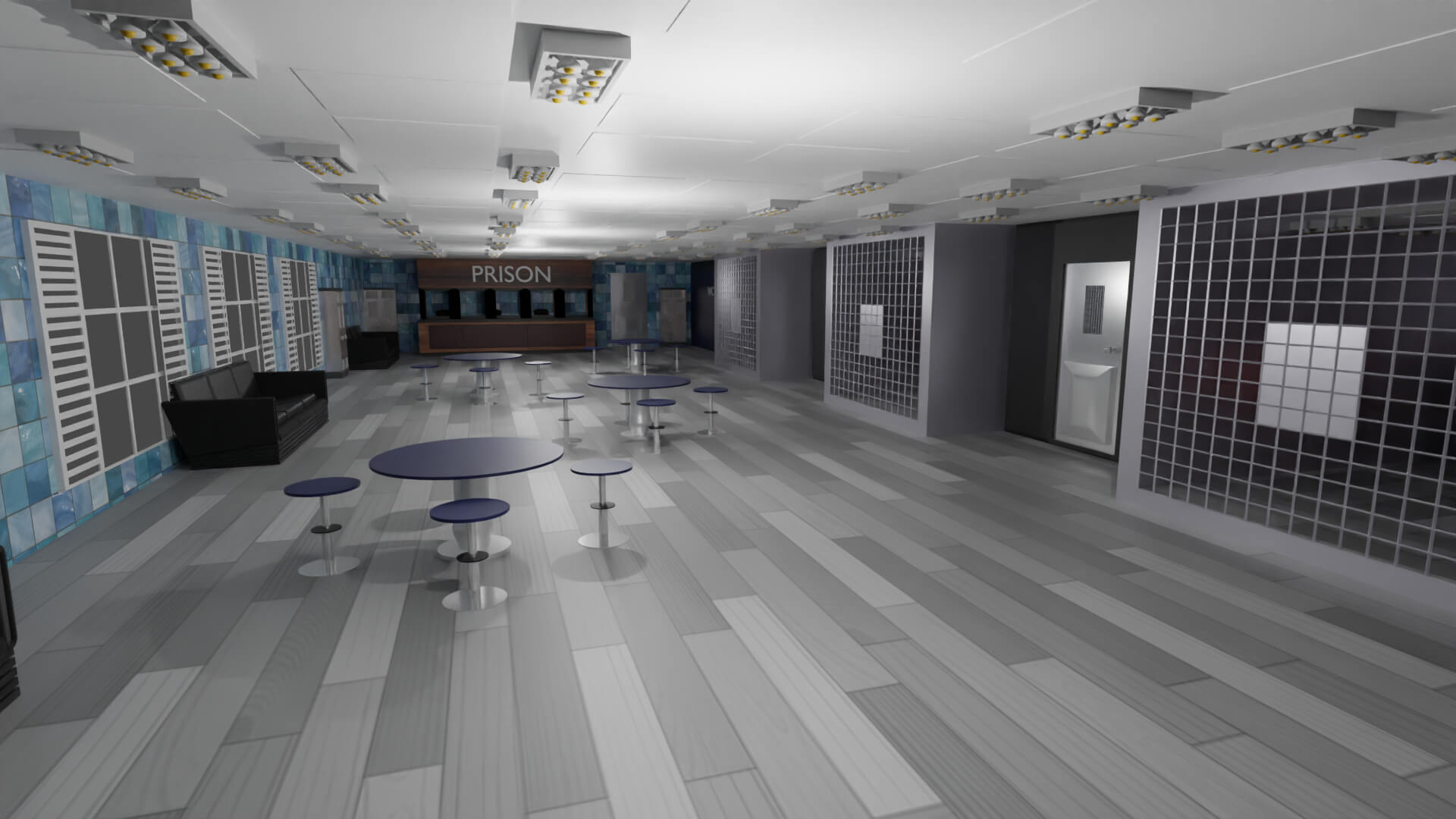 Prison Interior - 3D Model by militarymodels99