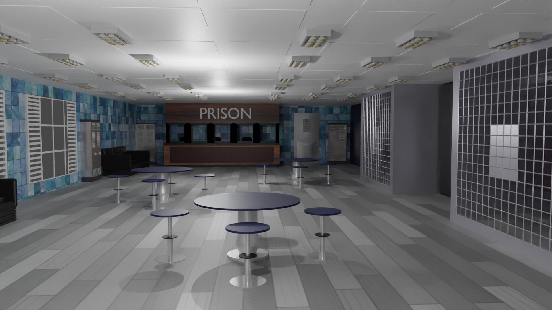 Prison Interior - 3D Model by militarymodels99