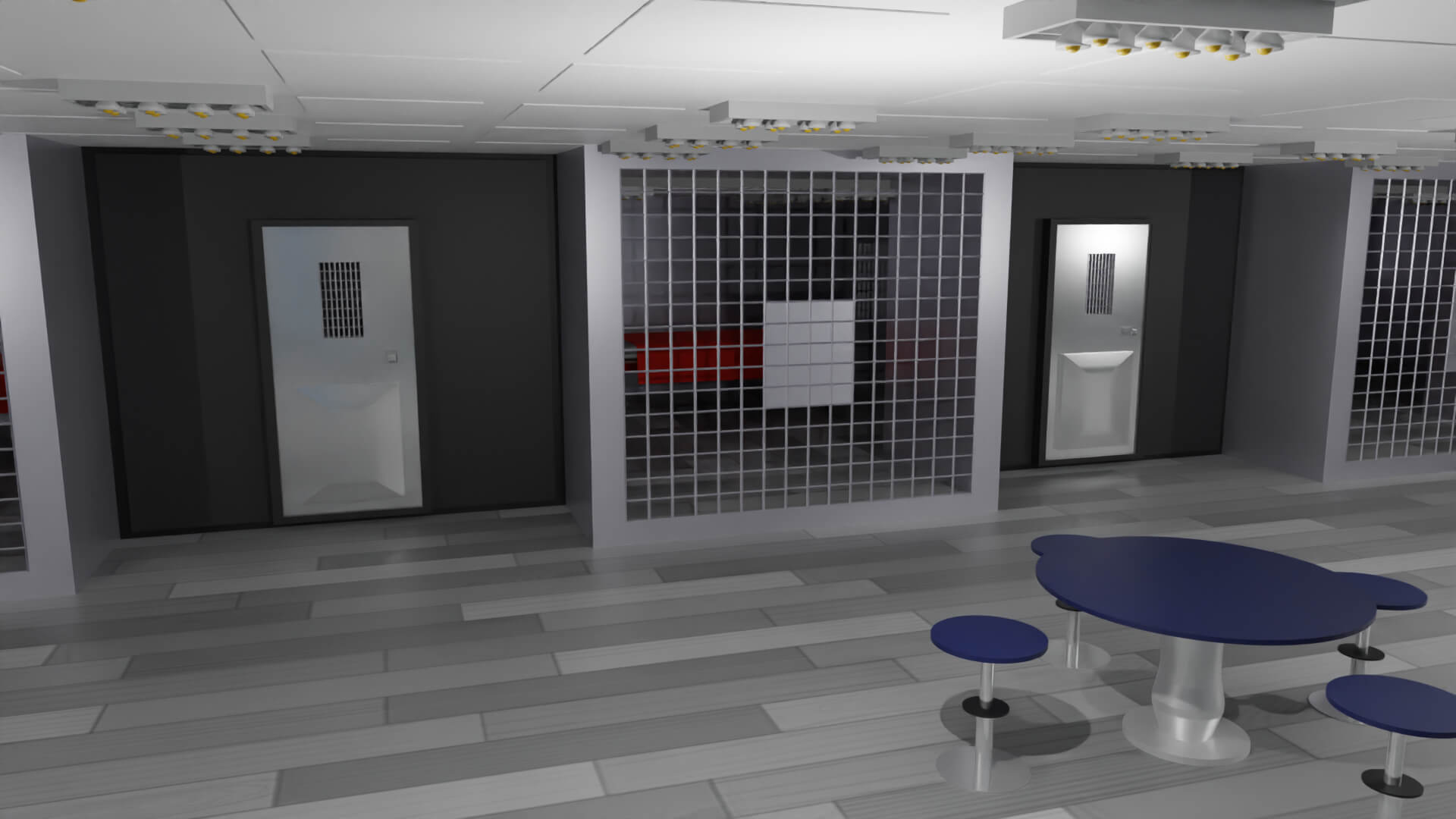 Prison Interior - 3D Model by militarymodels99