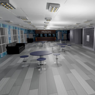 Prison Interior - 3D Model by militarymodels99