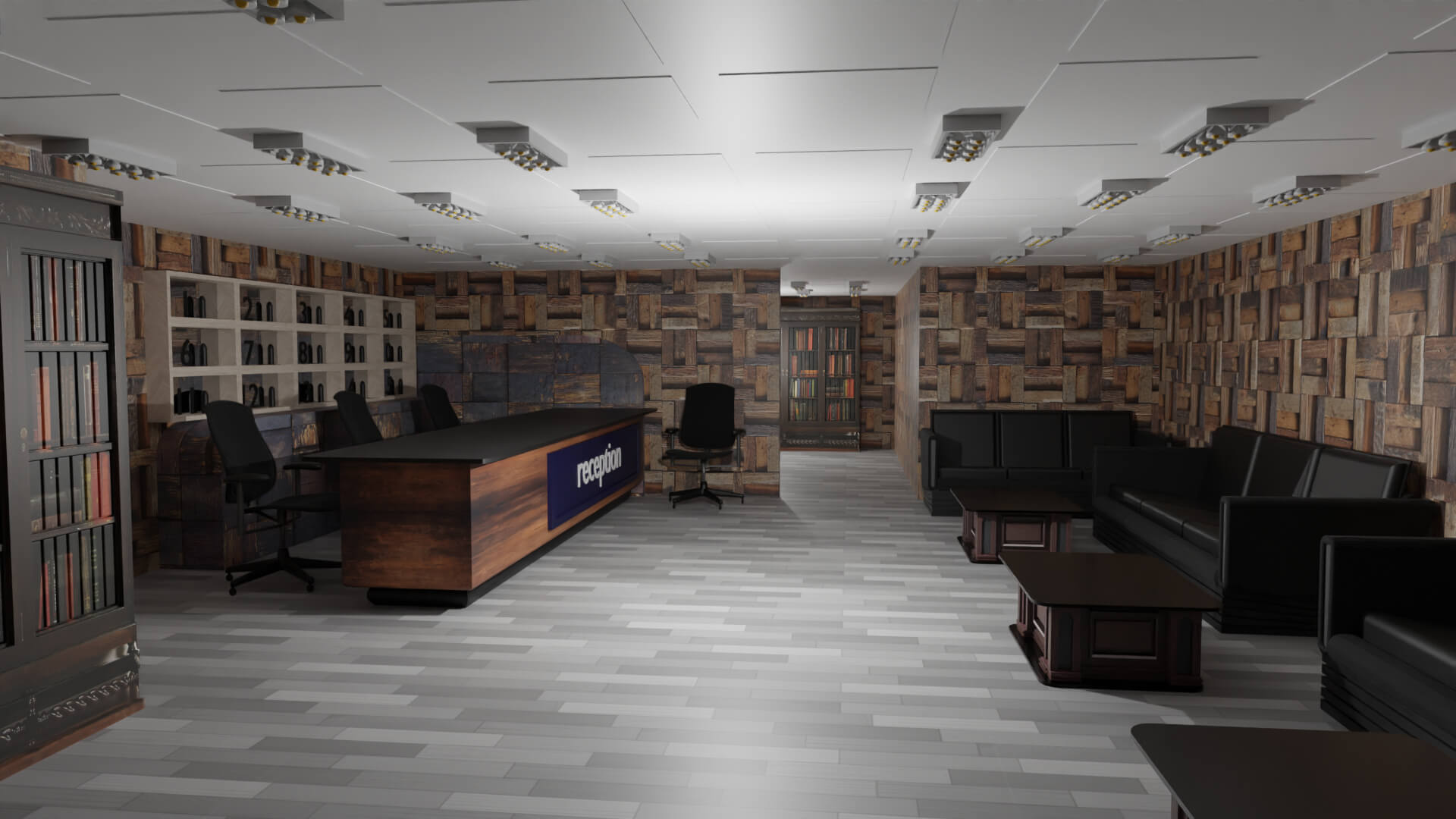 Reception Interior - 3D Model by militarymodels99