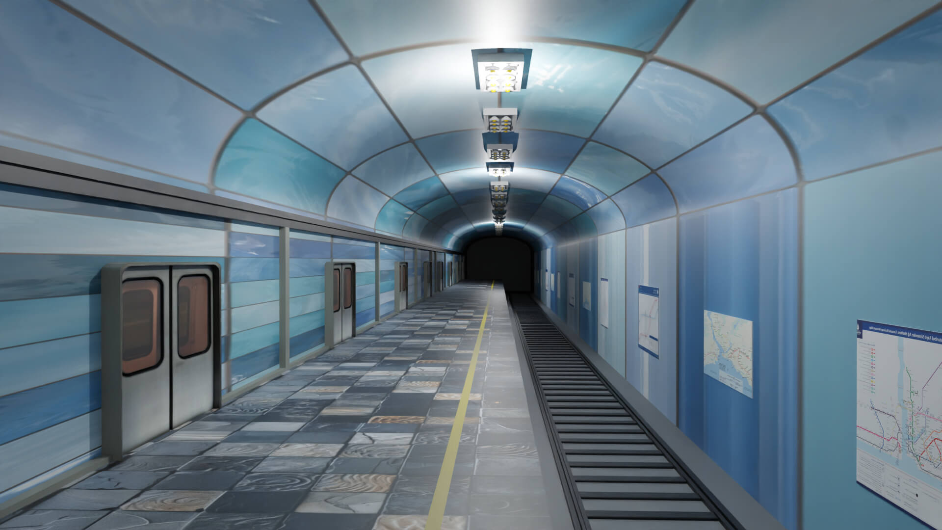 Subway Station - 3D Model by militarymodels99