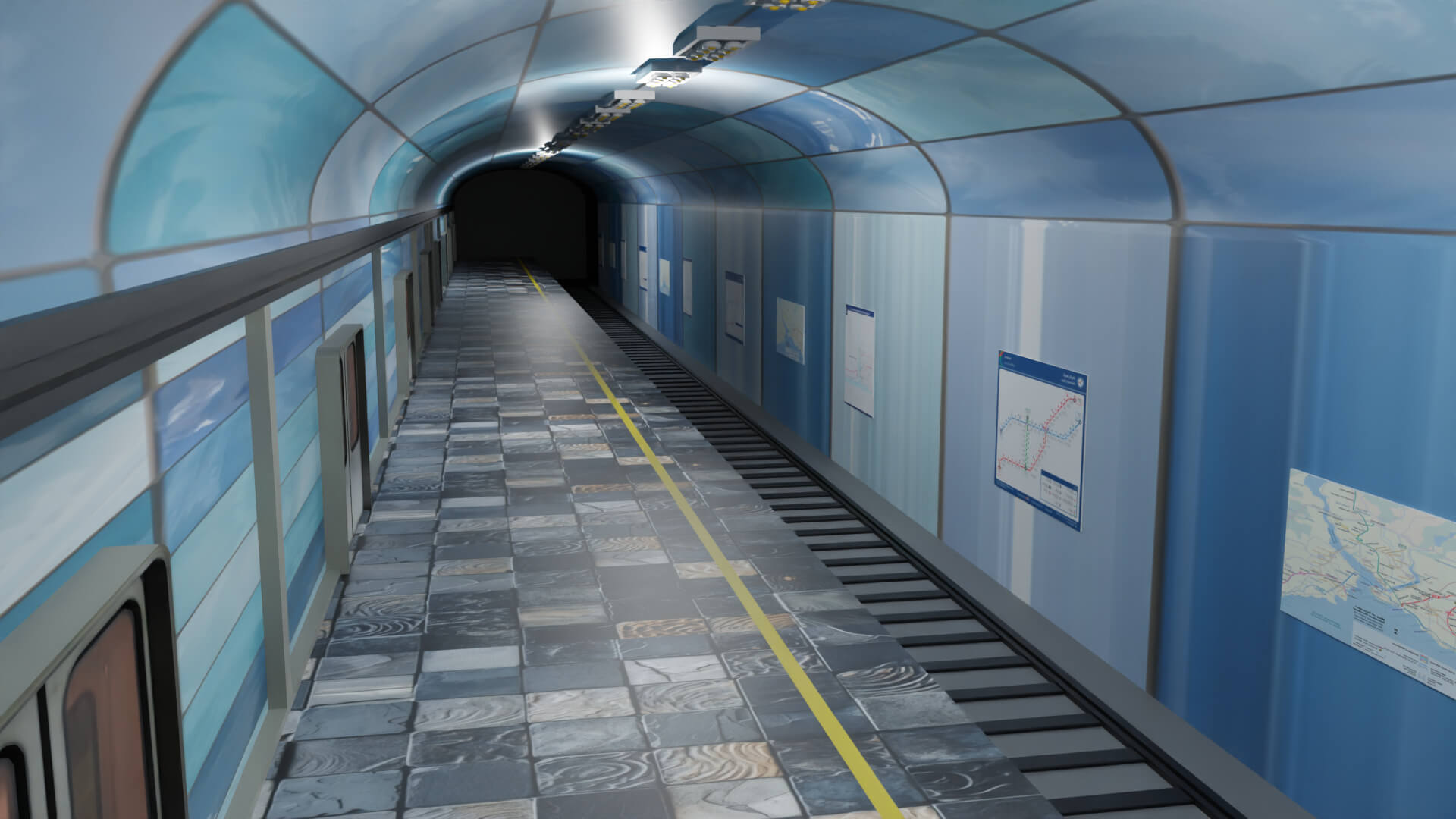 Subway Station - 3D Model by militarymodels99