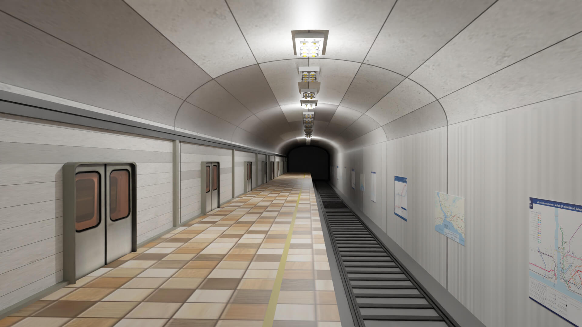 Subway Station - 3D Model by militarymodels99