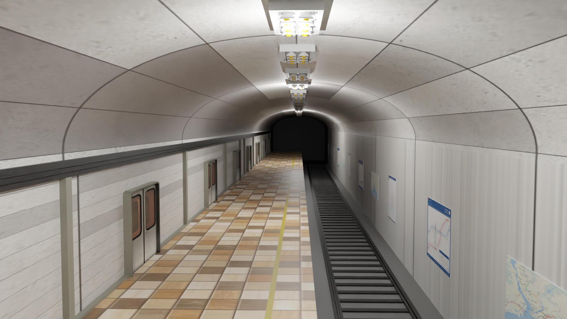 Subway Station - 3D Model by militarymodels99