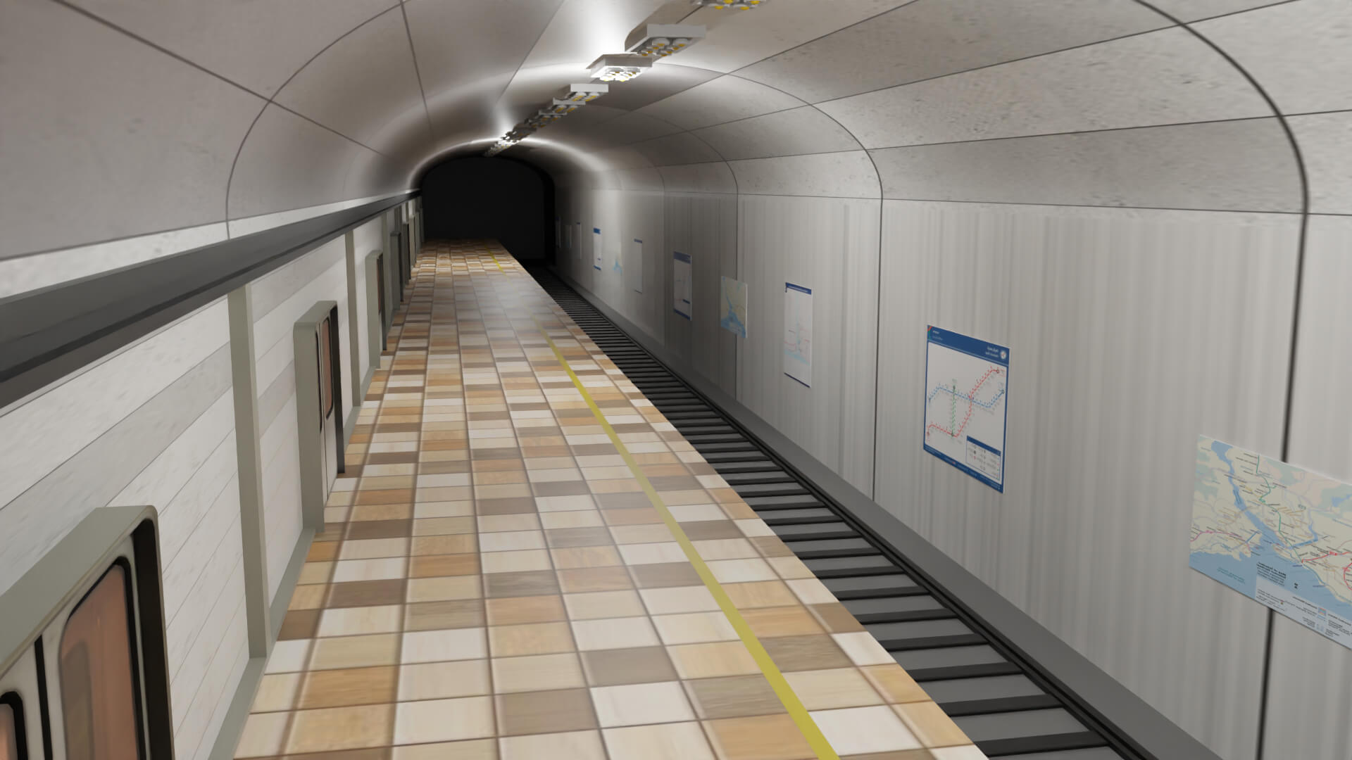 Subway Station - 3D Model by militarymodels99