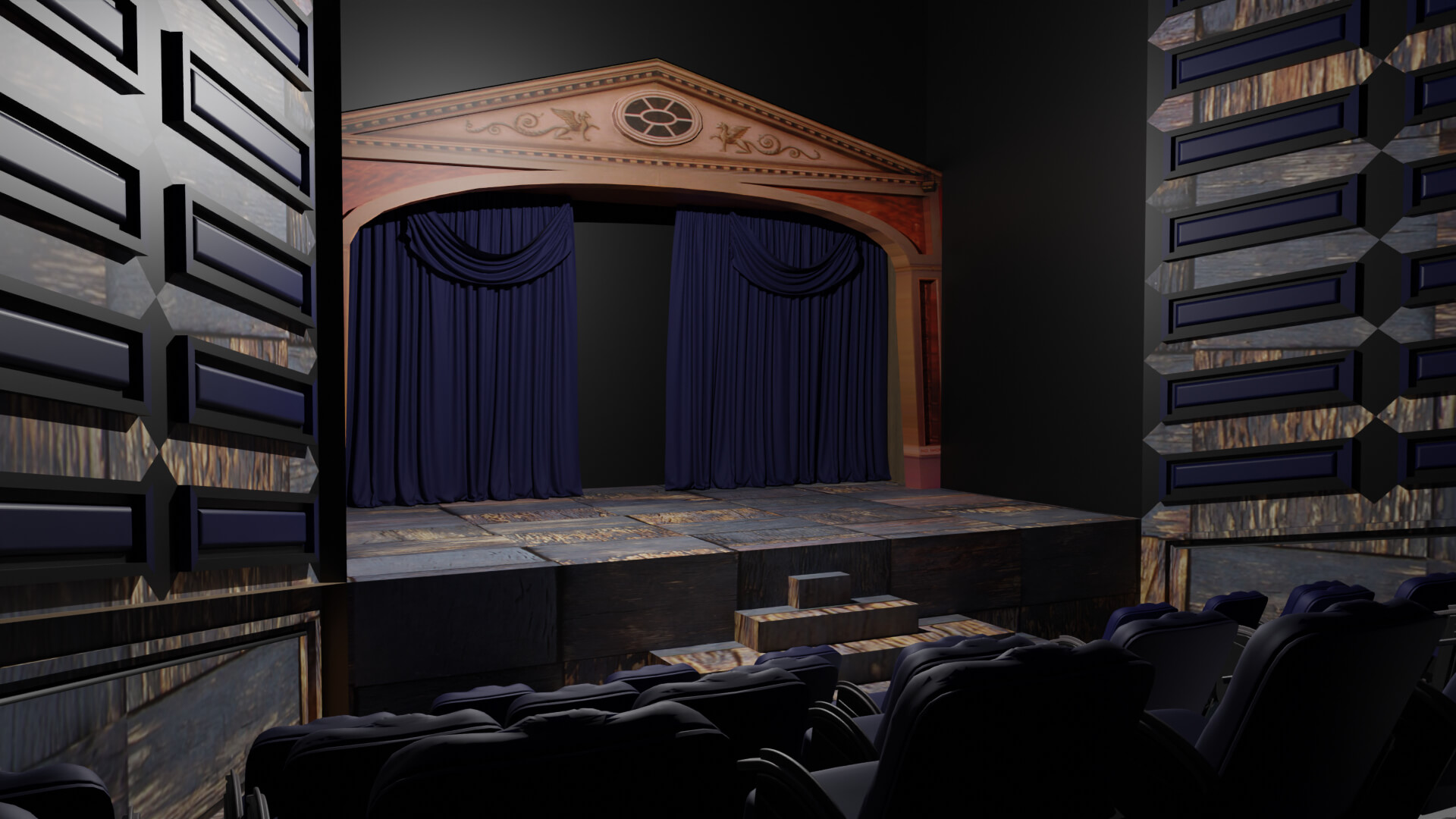 Theater Interior - 3D Model by militarymodels99