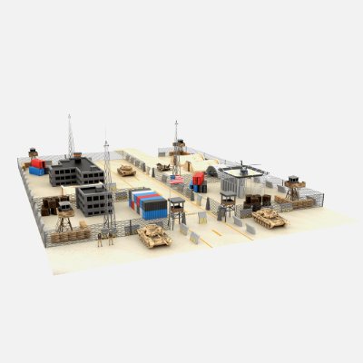 3D Models | Military | Military Bases | RenderHub