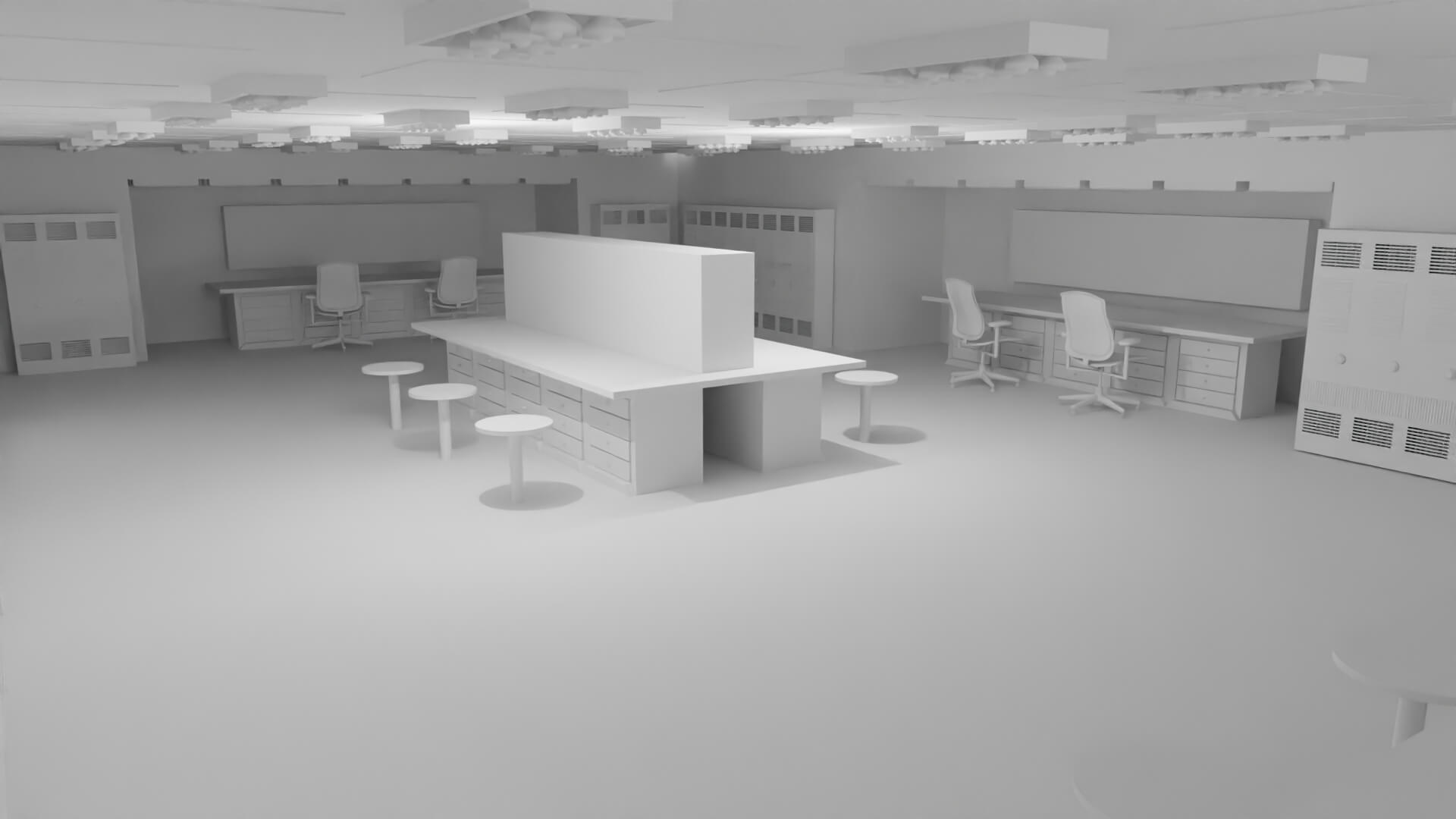 Workshop Interior No Material - 3D Model by militarymodels99