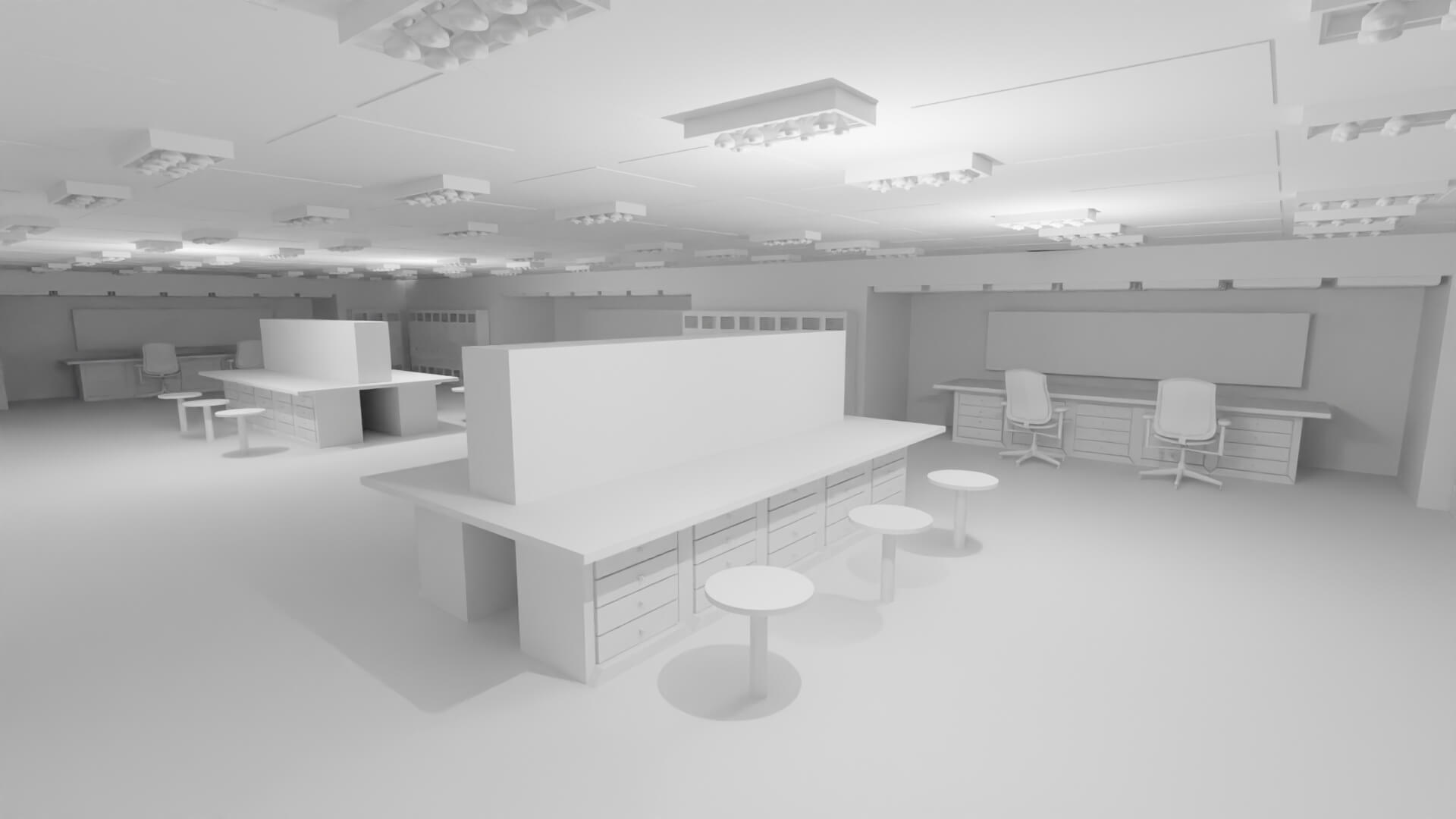 Workshop Interior No Material - 3D Model by militarymodels99