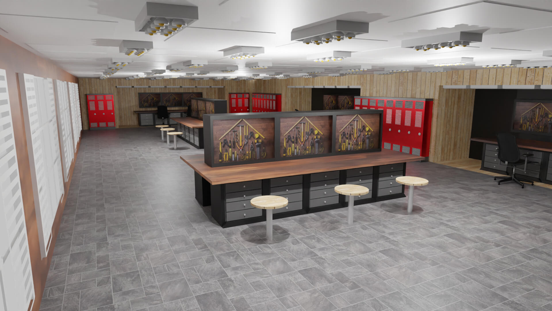 Workshop Interior - 3D Model by militarymodels99