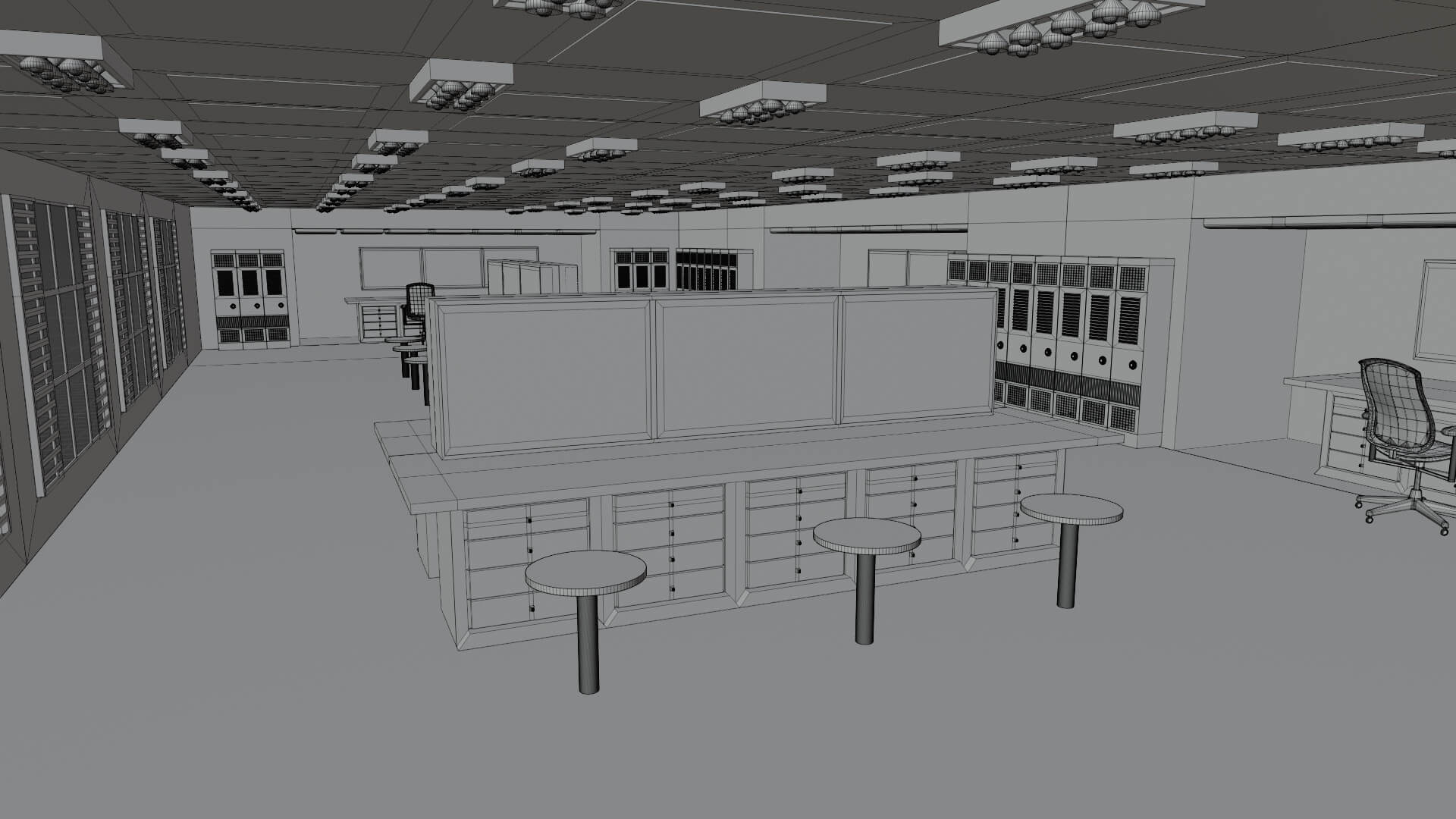 Workshop Interior - 3D Model by militarymodels99