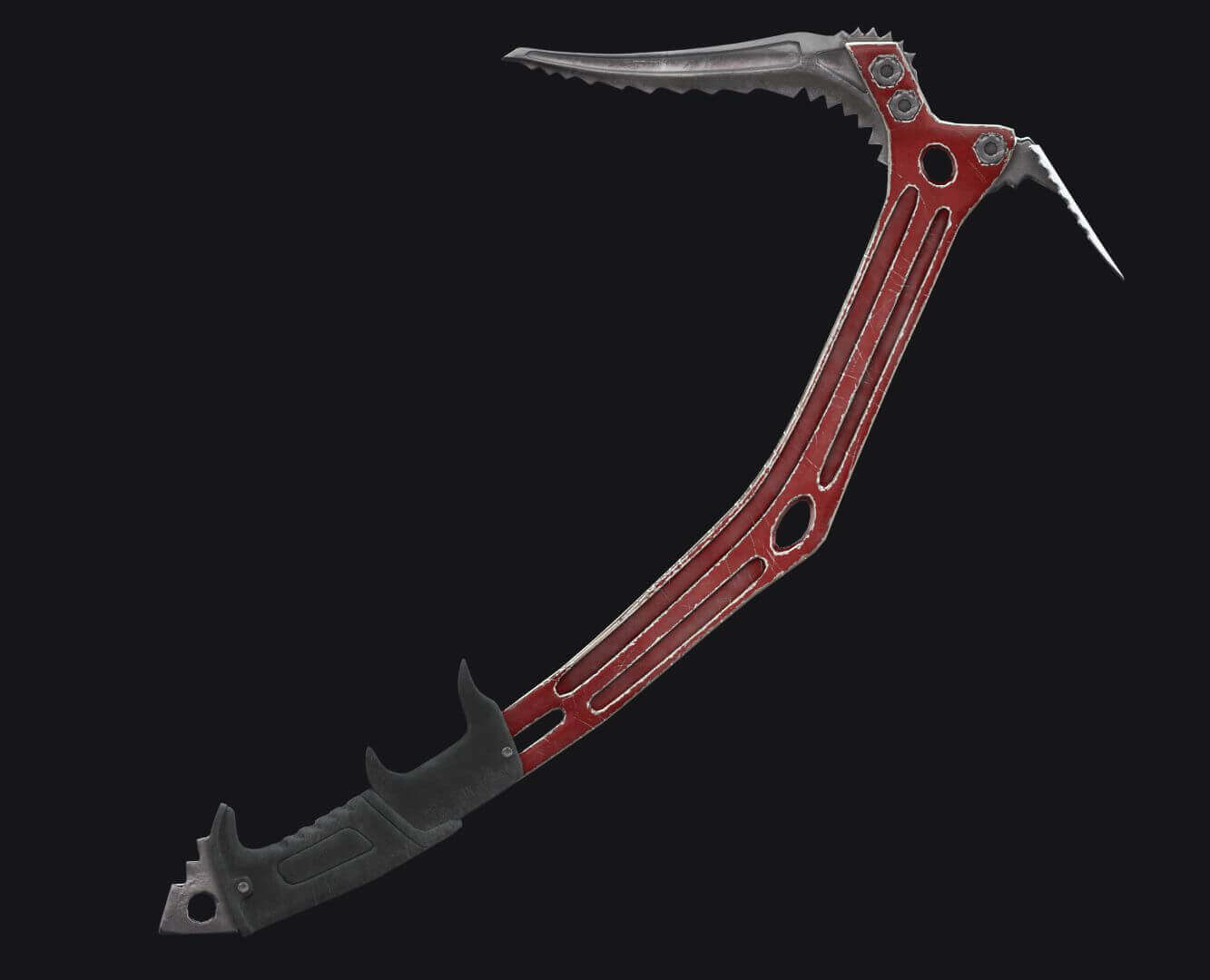 Ice Climbing Axe - 3D Model by MilosPre