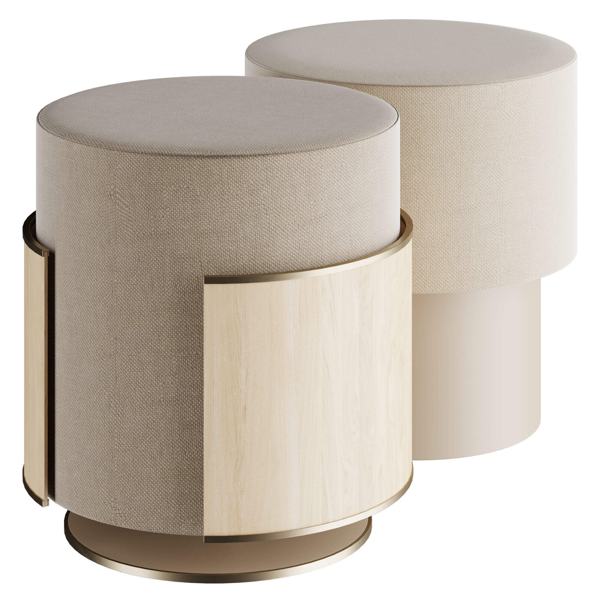 ANA Roque Interiors Pouf - 3D Model by mimomimoa2024