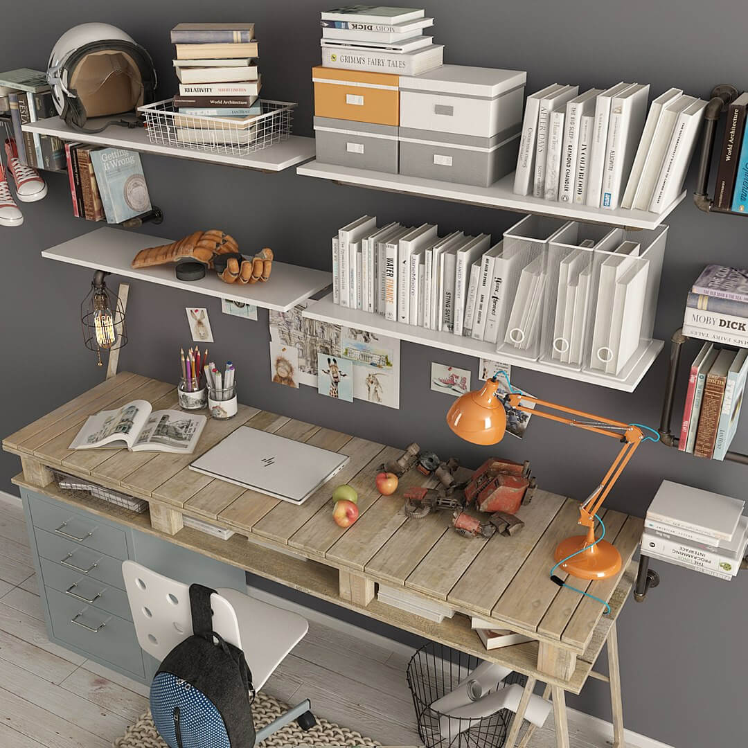 School Set 01 - 3D Model by mimomimoa2024