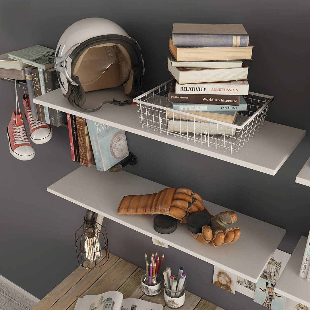 School Set 01 - 3D Model by mimomimoa2024