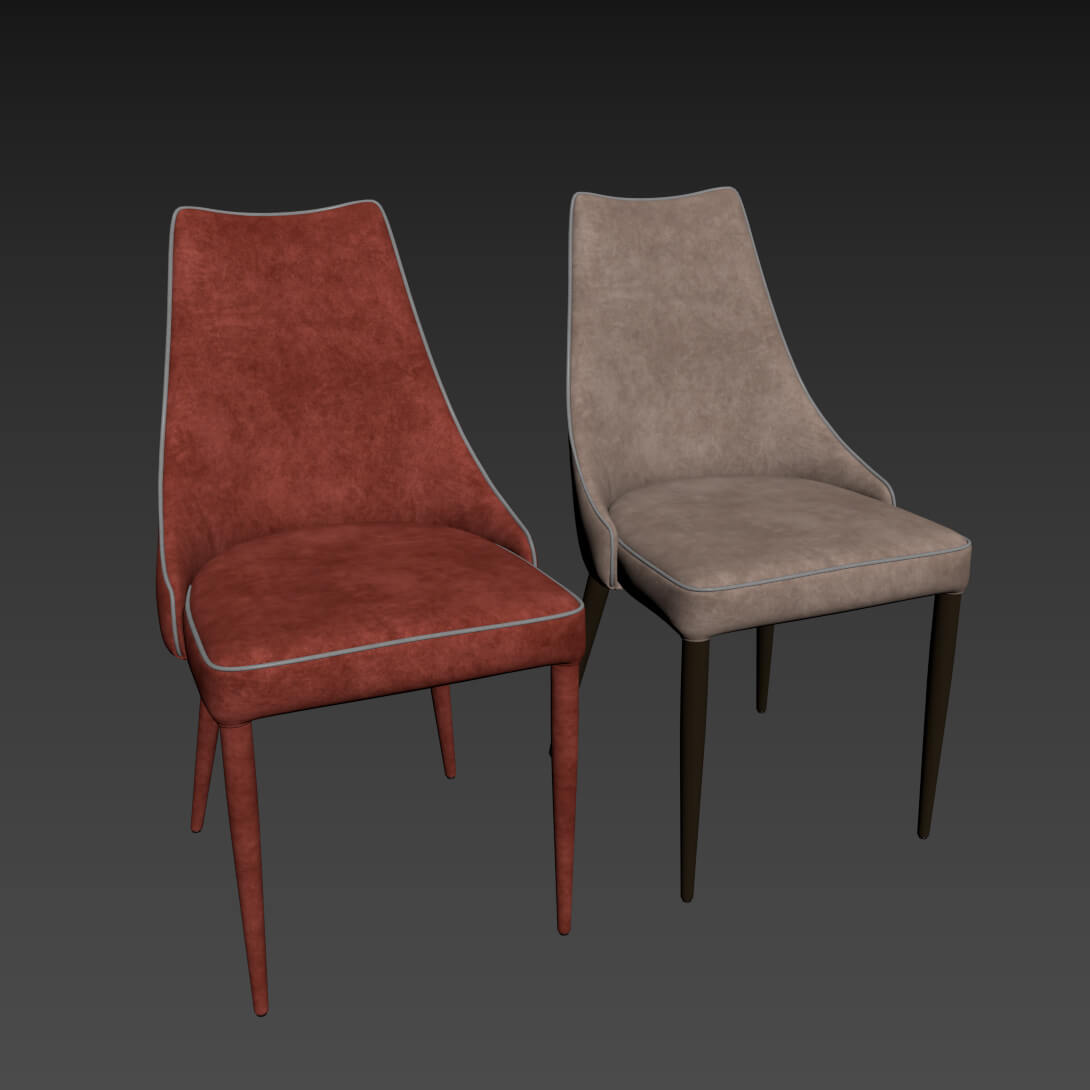 Bontempi Clara Chair - 3D Model by mimostar