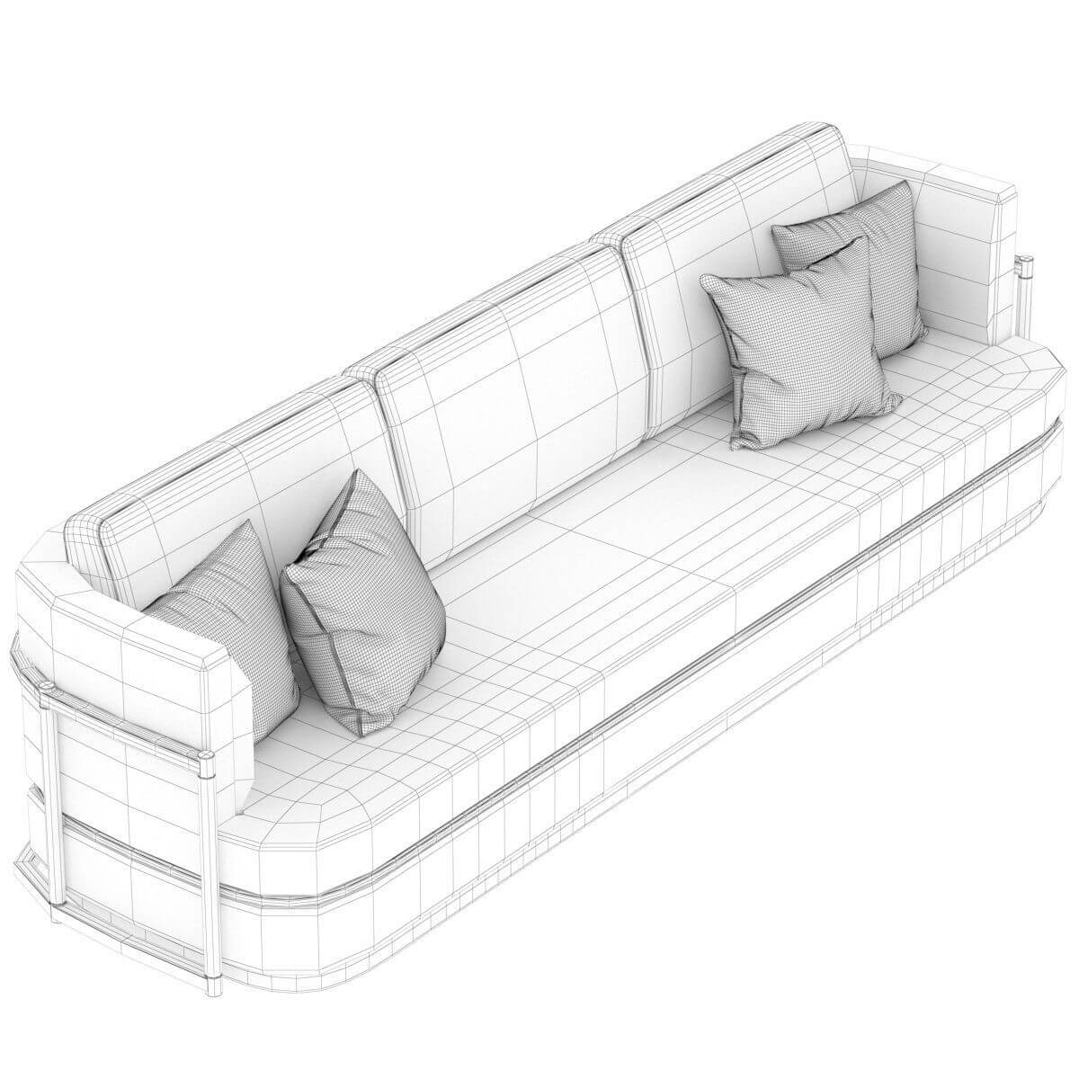 Como Sofa co 12 - 3D Model by mimostar