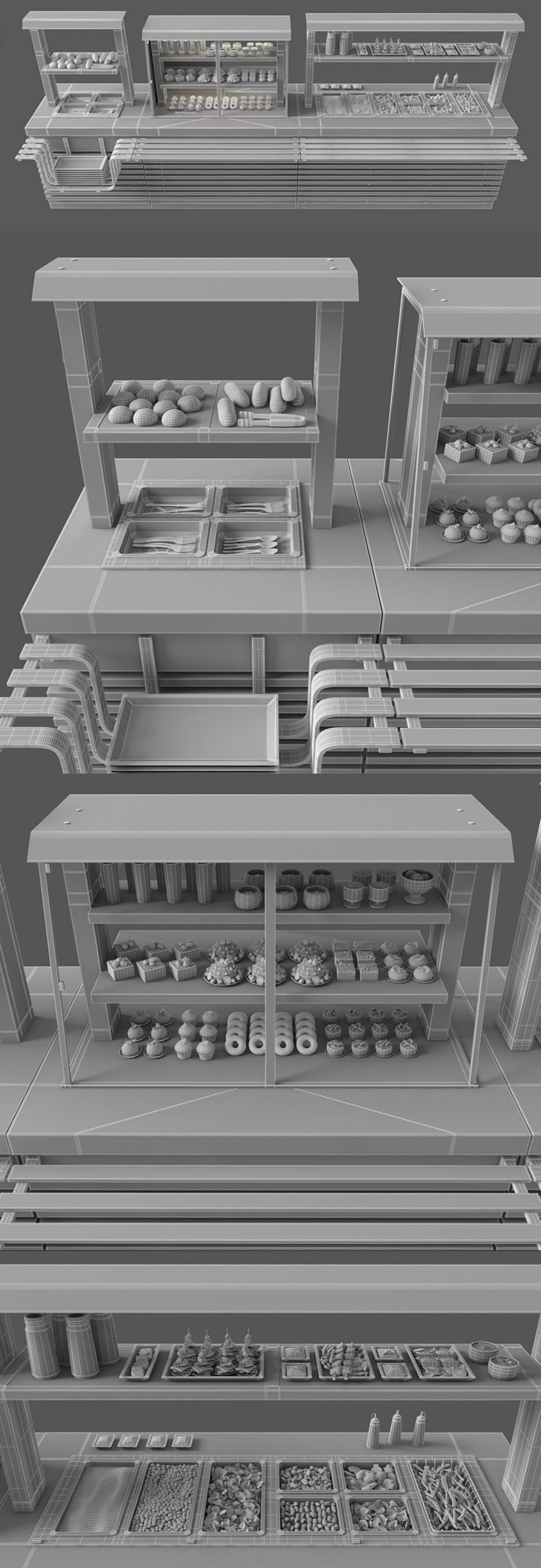Regata Food Distribution Line - 3D Model by mimostar