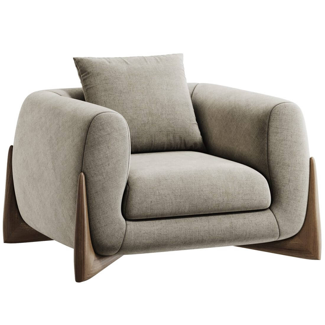 Softbay Armchair - 3D Model by mimostar