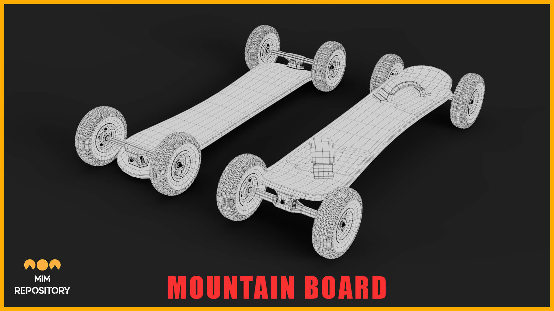 5 Skateboard 3D Model Collection (Maya FBX OBJ) by mimRepository