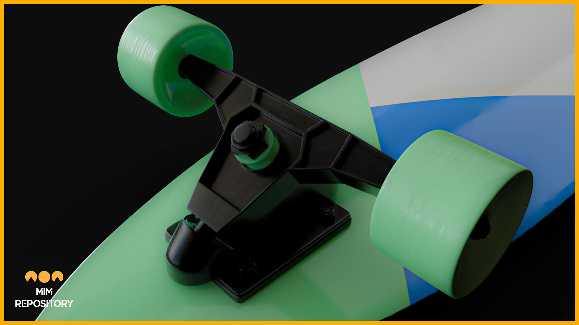 5 Skateboard 3D Model Collection (Maya FBX OBJ) by mimRepository