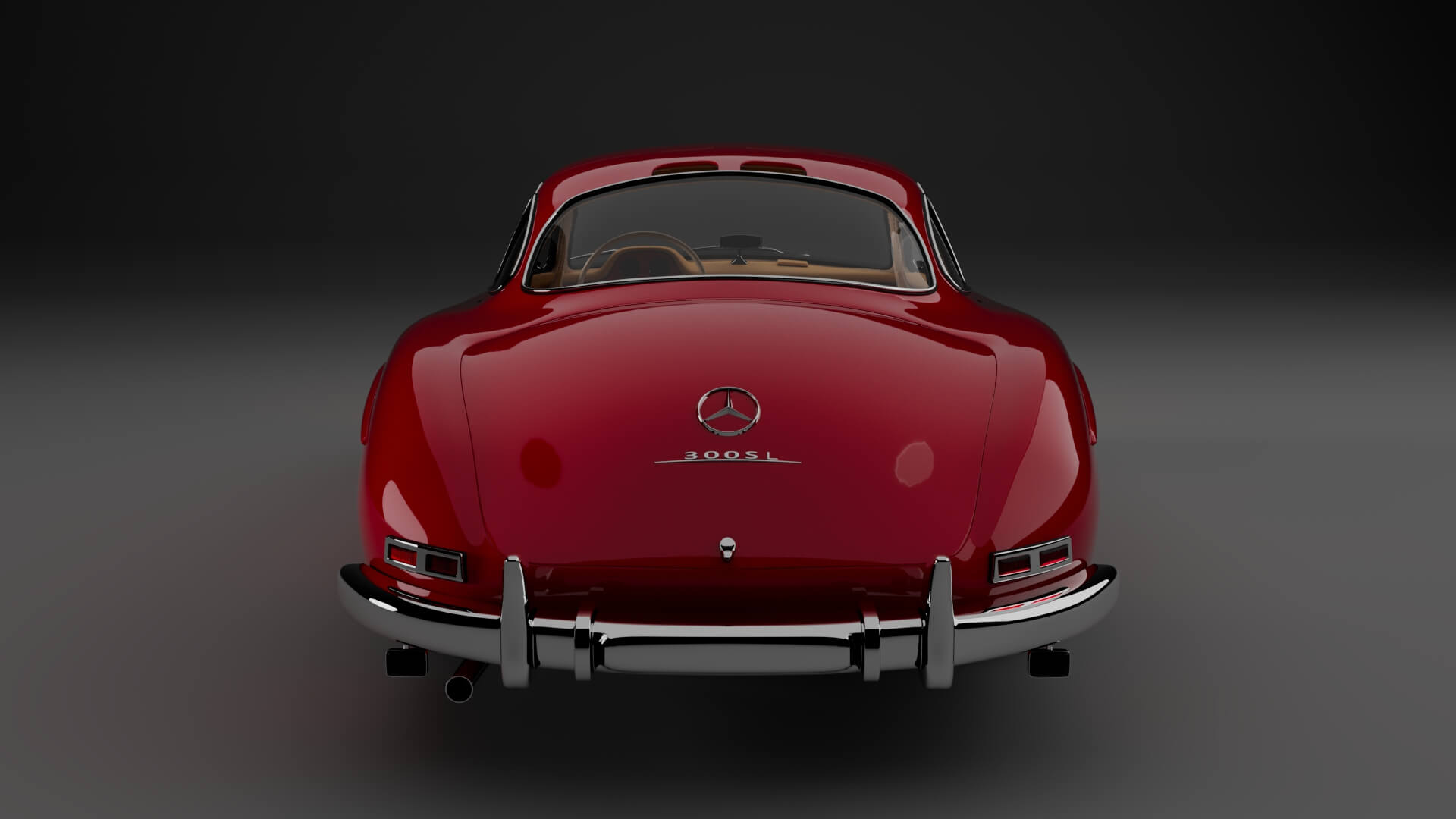 Mercedes-Benz 300 SL 3D Model by mimRepository
