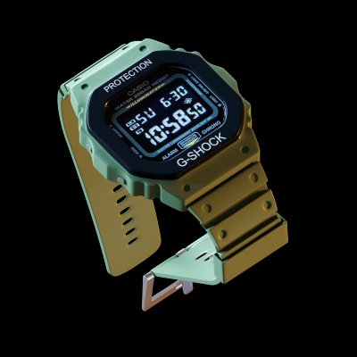 G-Shock Watch 3D Model by min khant