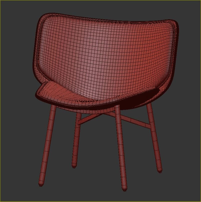 Hay Dapper Lounge Chairs - 3D Model by min khant