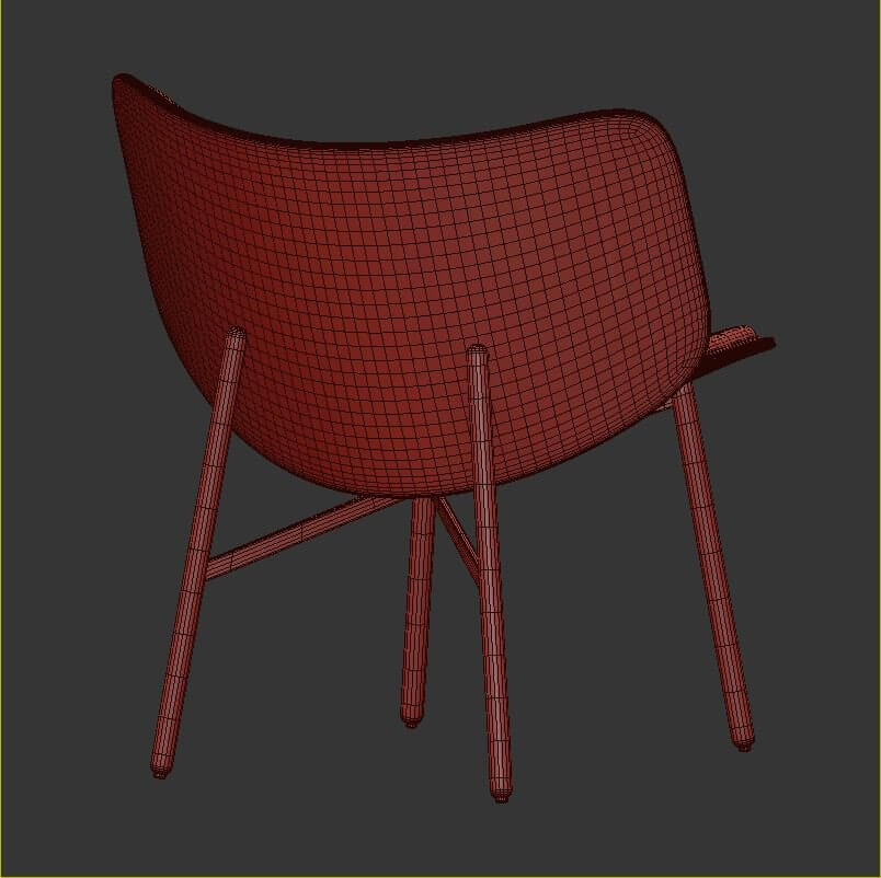 Hay Dapper Lounge Chairs - 3D Model by min khant