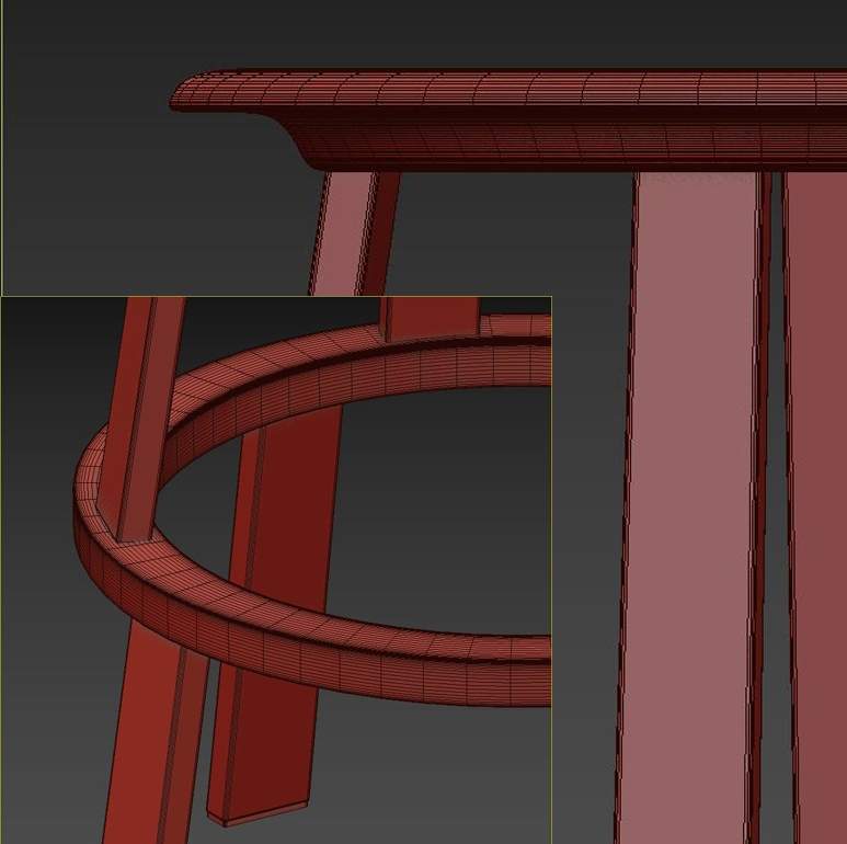 Hay Revolver Stools with Table - 3D Model by min khant