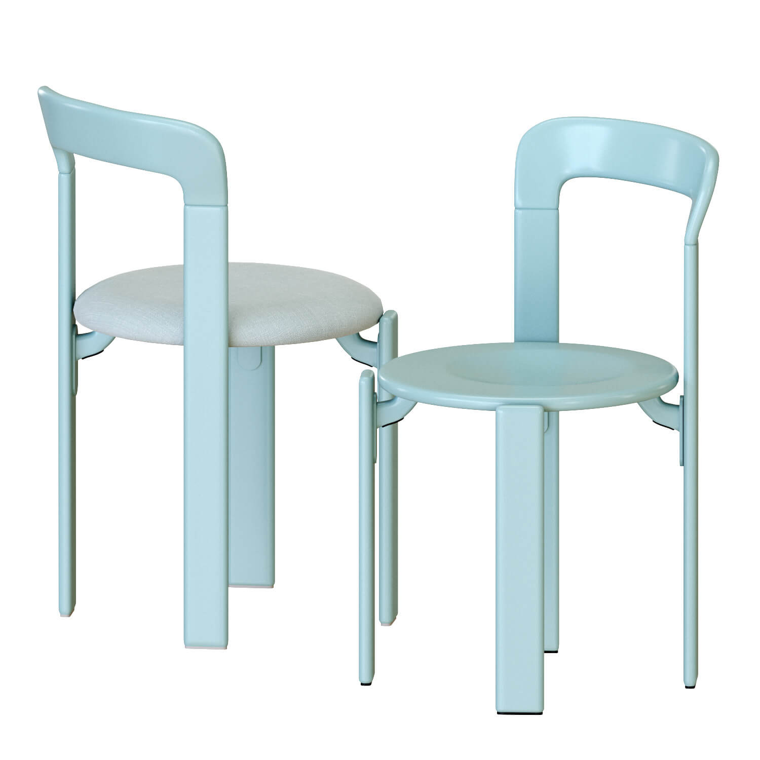 Hay Rey Table and Chairs - 3D Model by min khant