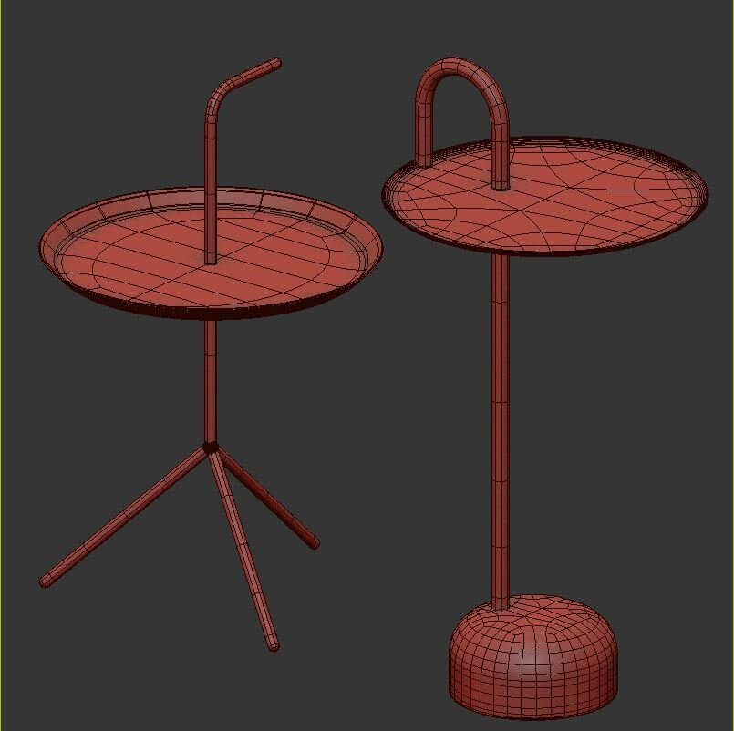 Hay Side Tables - 3D Model by min khant