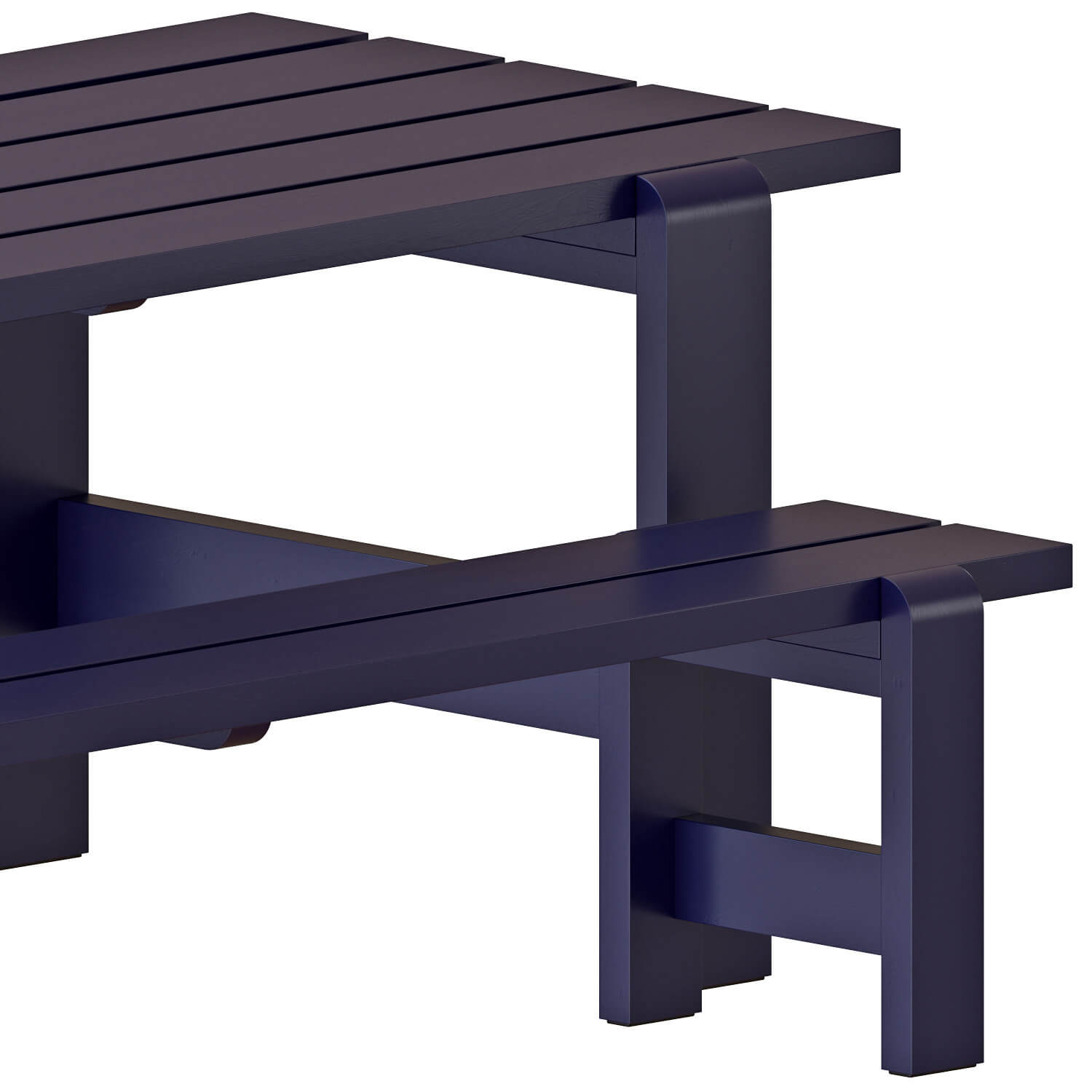 Hay Weekday Table and Bench - 3D Model by min khant