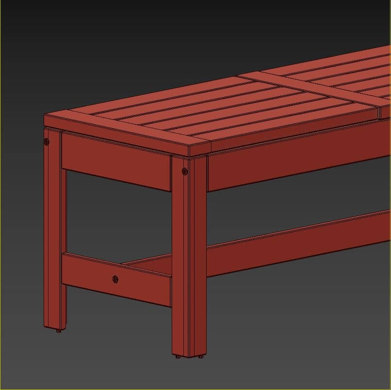 IKEA Applaro Table and Chairs Set 02 - 3D Model by min khant