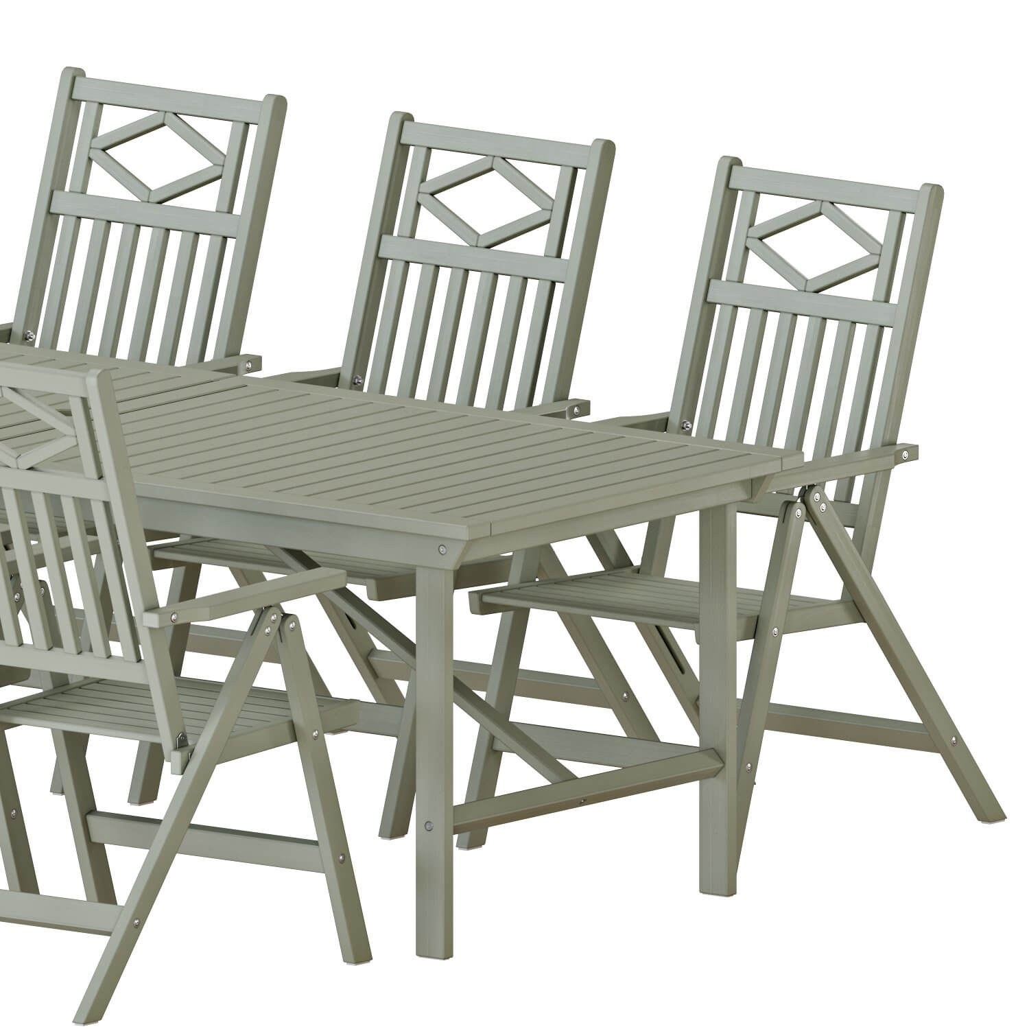 IKEA Bondholmen Table and Chairs Set 05 - 3D Model by min khant
