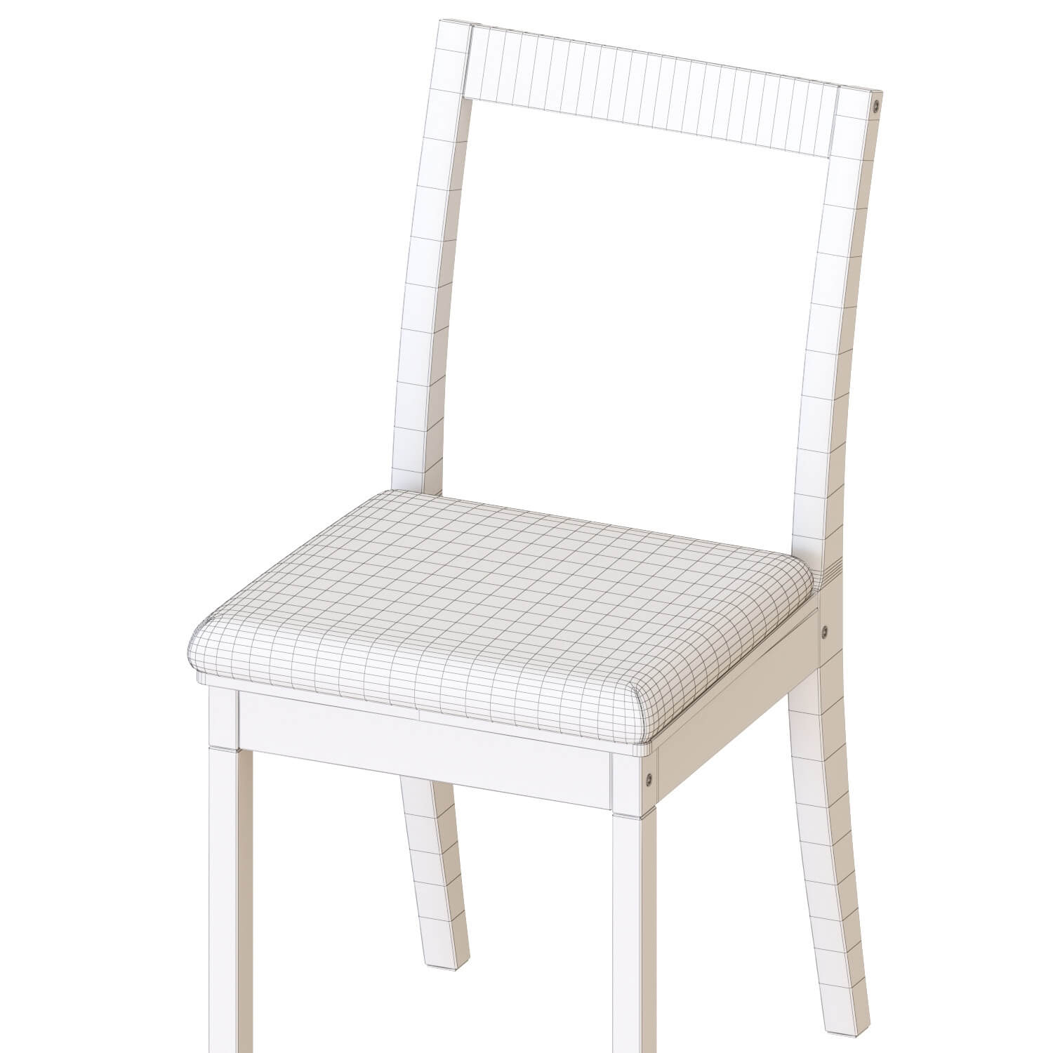 IKEA Pinntorp Table and Chairs Set 2 - 3D Model by min khant