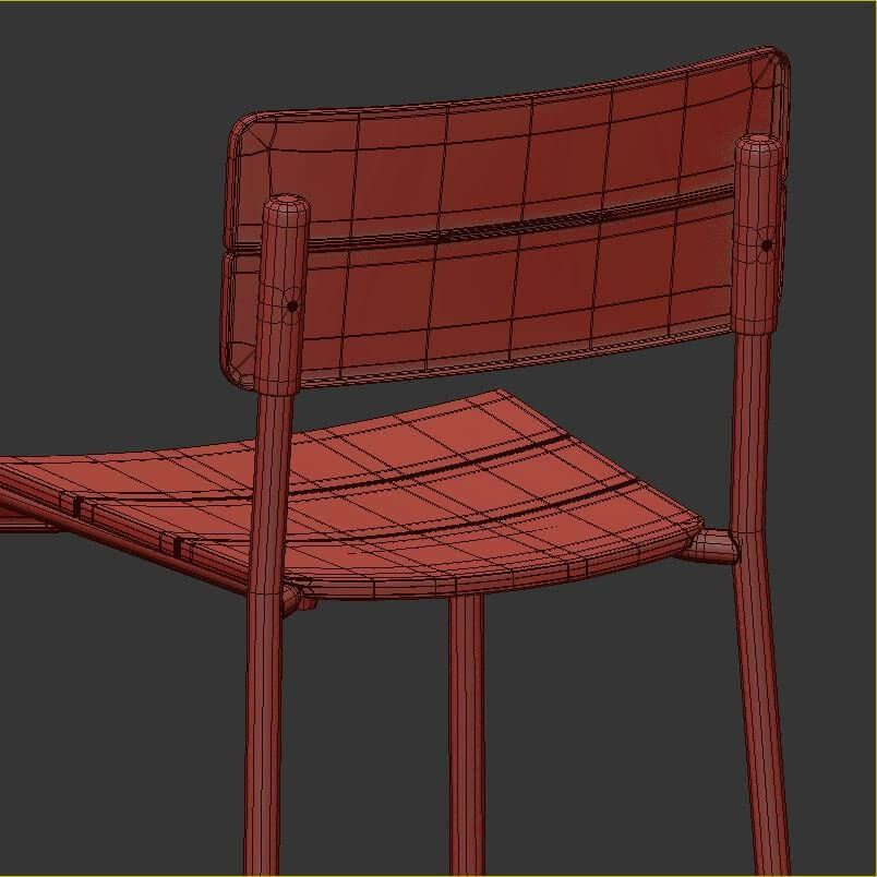 IKEA Vaddo Table and Chairs - 3D Model by min khant