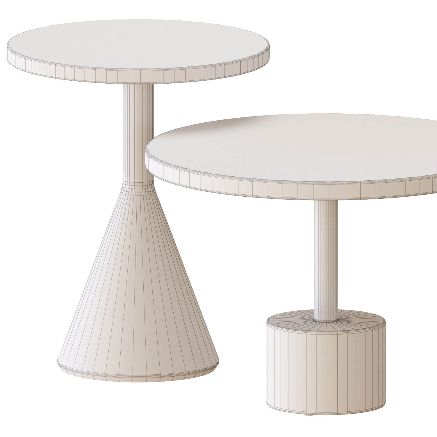 La Forma Melano Tables - 3D Model by min khant