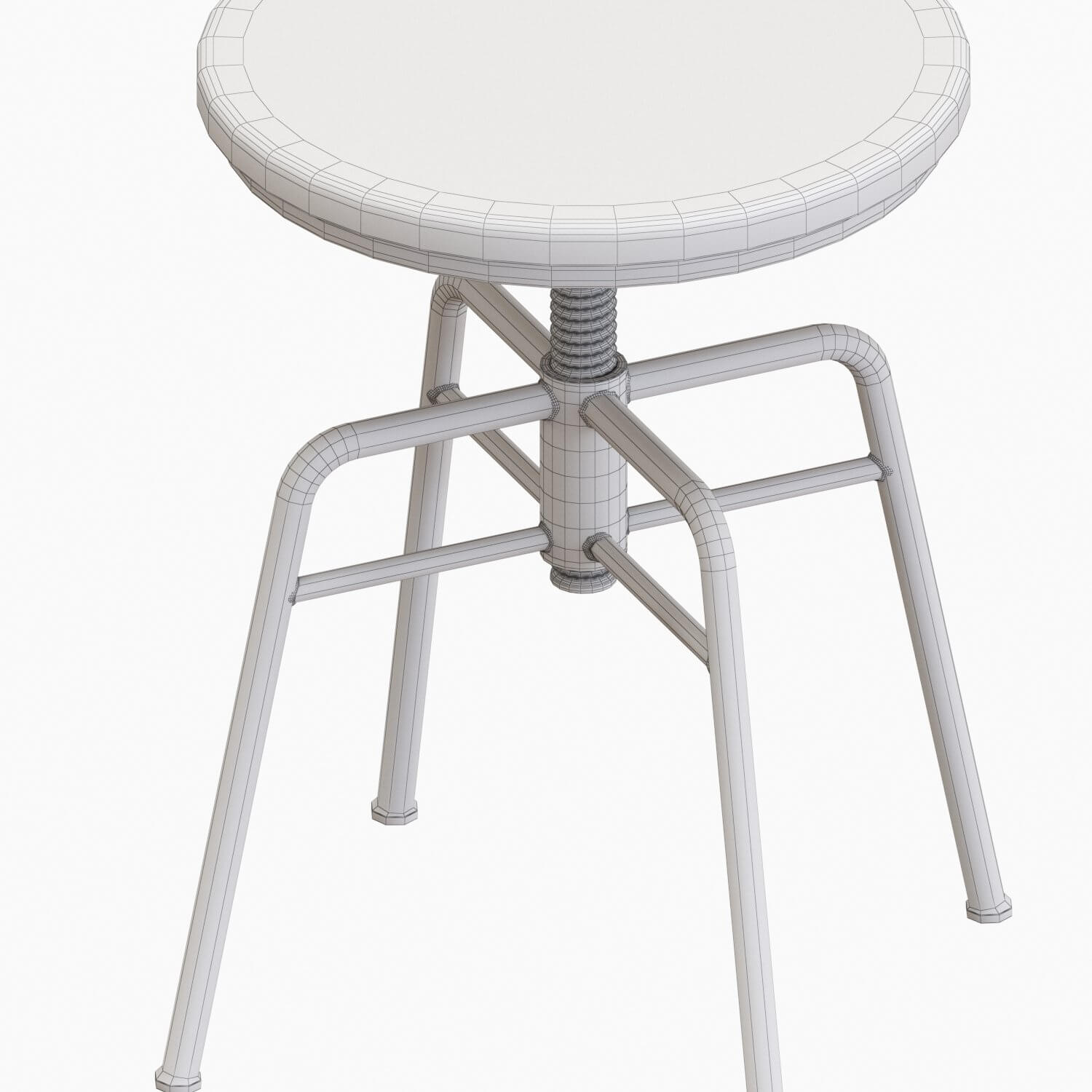 Zara Bar Stools And Table - 3D Model by min khant