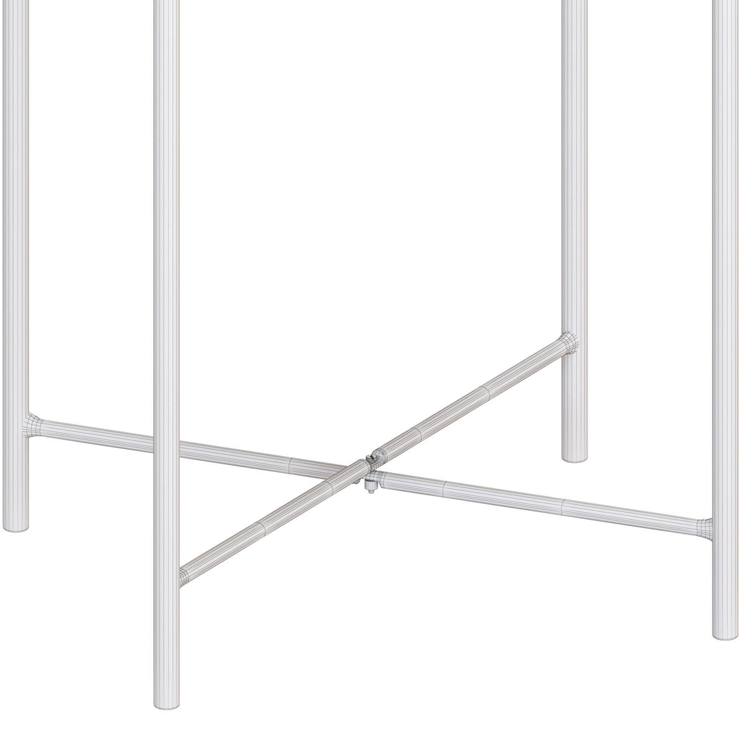 Zara Marble And Wooden Side Tables - 3D Model by min khant