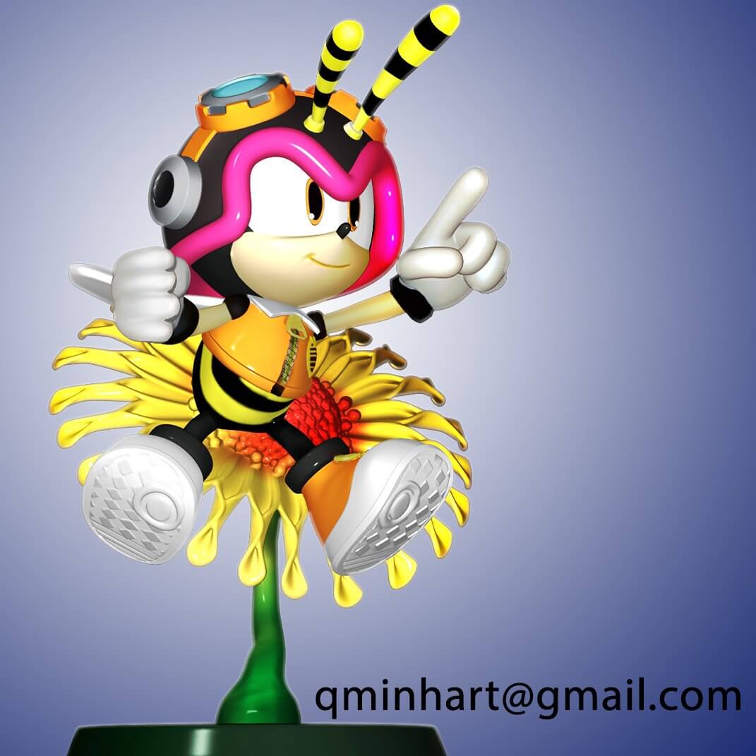 Charmy Bee - 3D Model by minhdinh