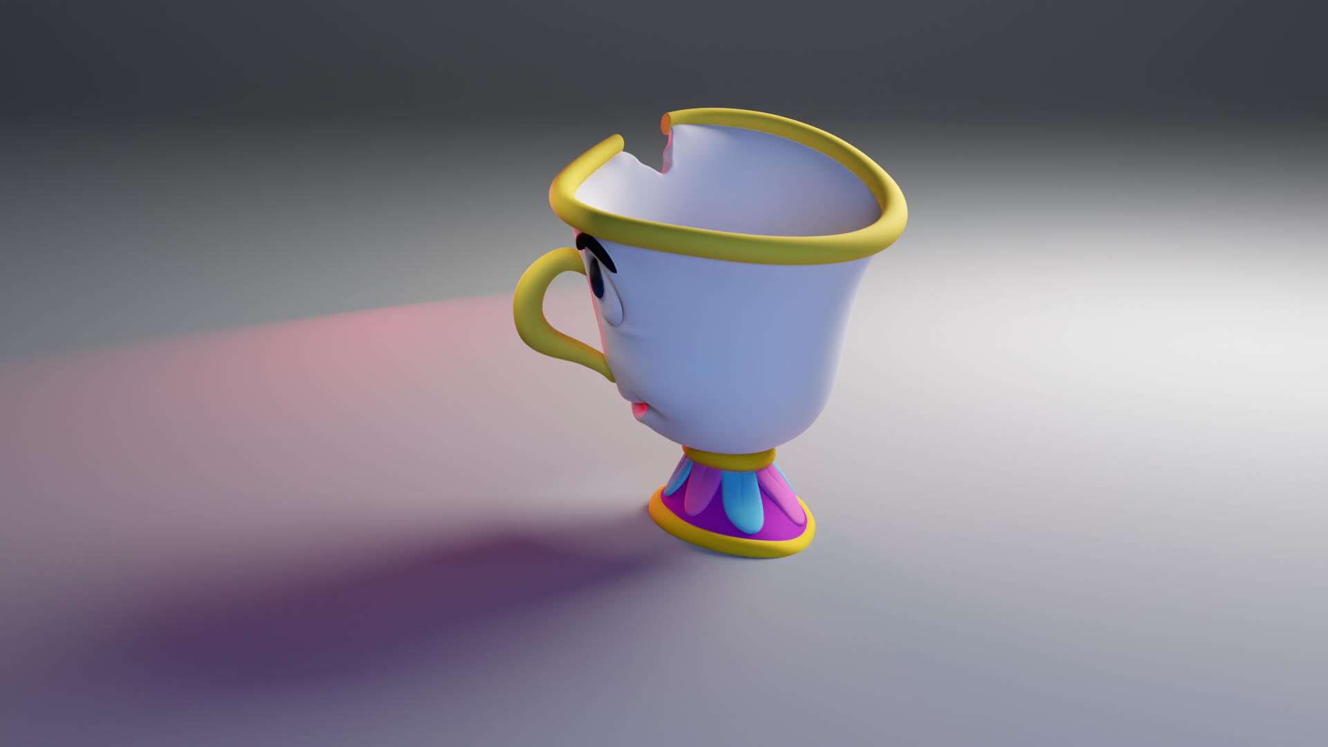 Chip Potts Beauty and The Beast - 3D Model by minhdinh