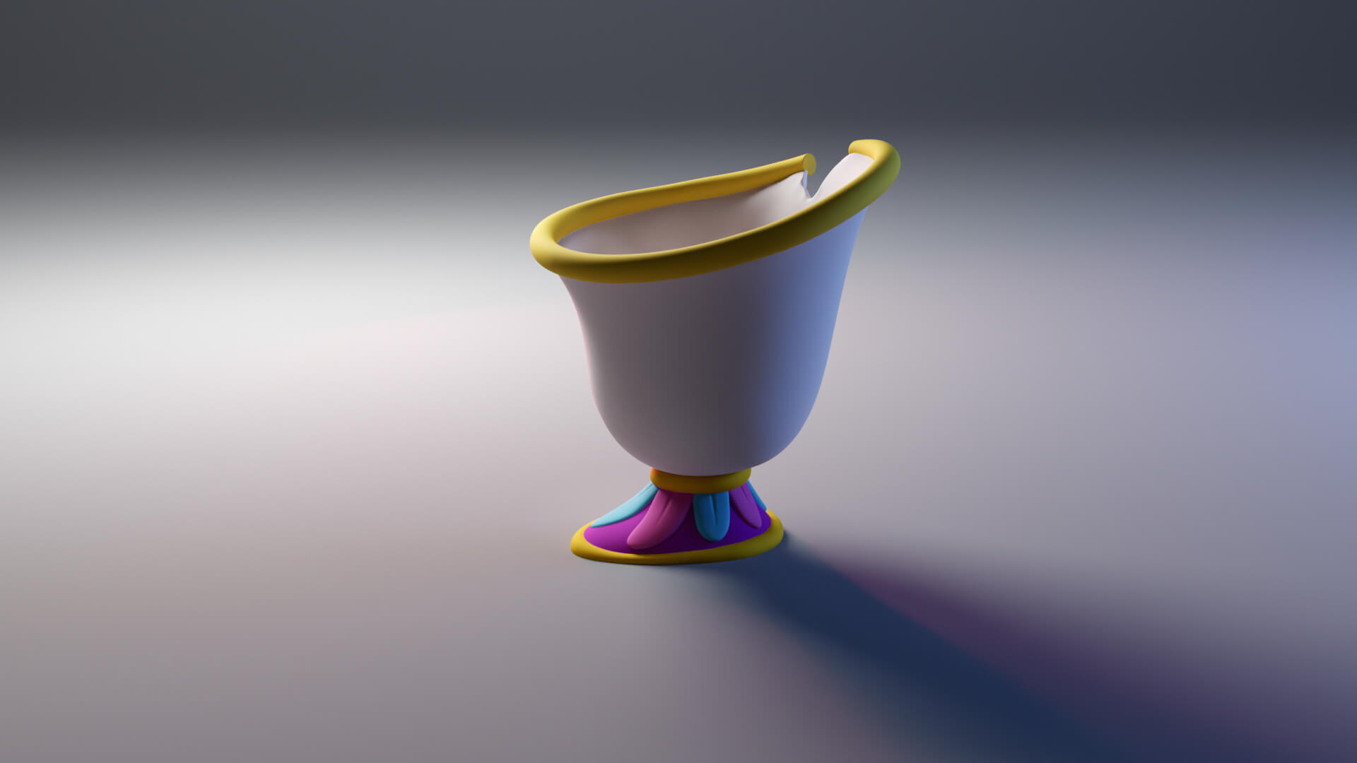 Chip Potts Beauty and The Beast - 3D Model by minhdinh